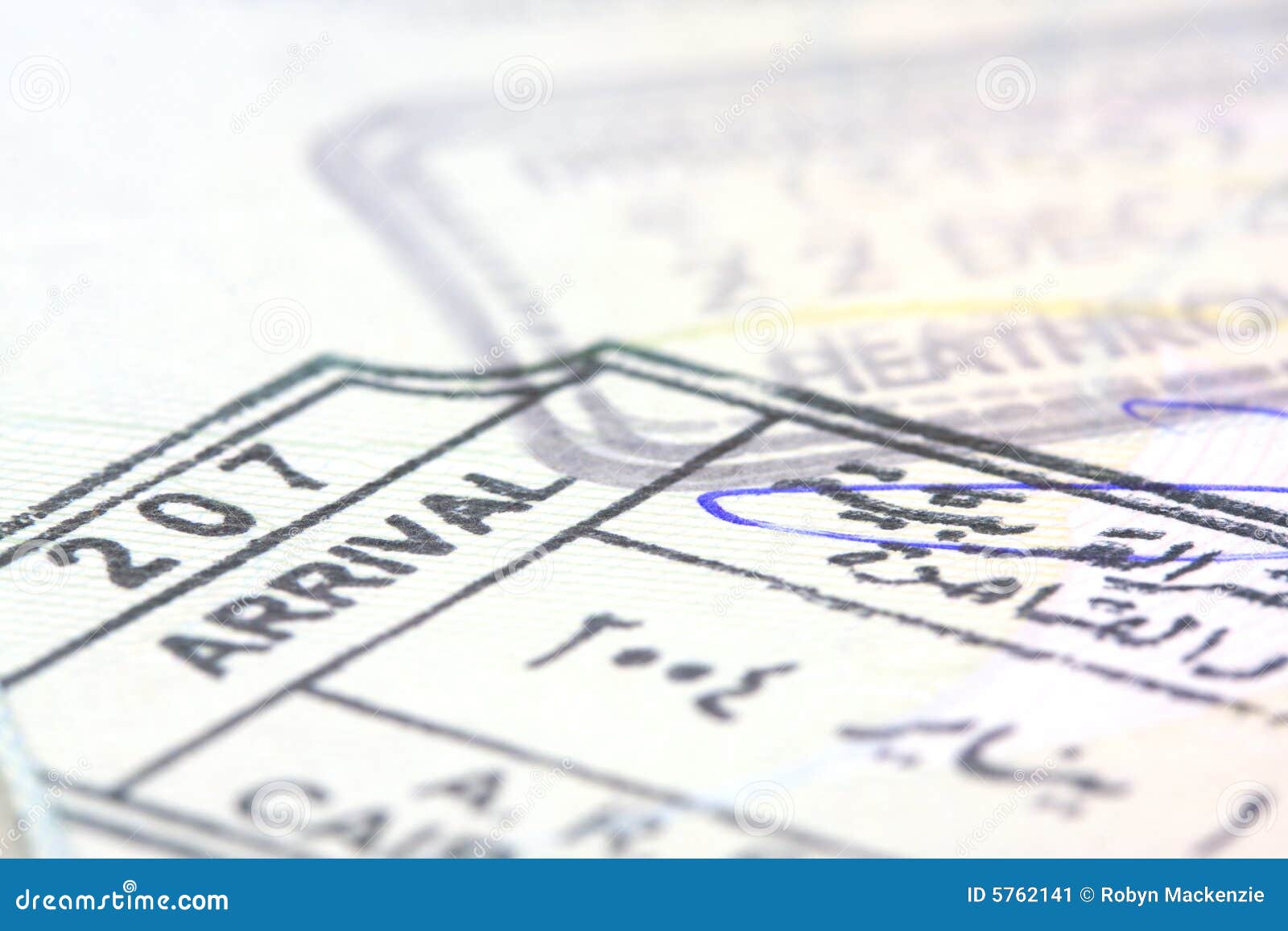 Pass-Stempel-Hintergrund stockbild. Bild von international - 5762141