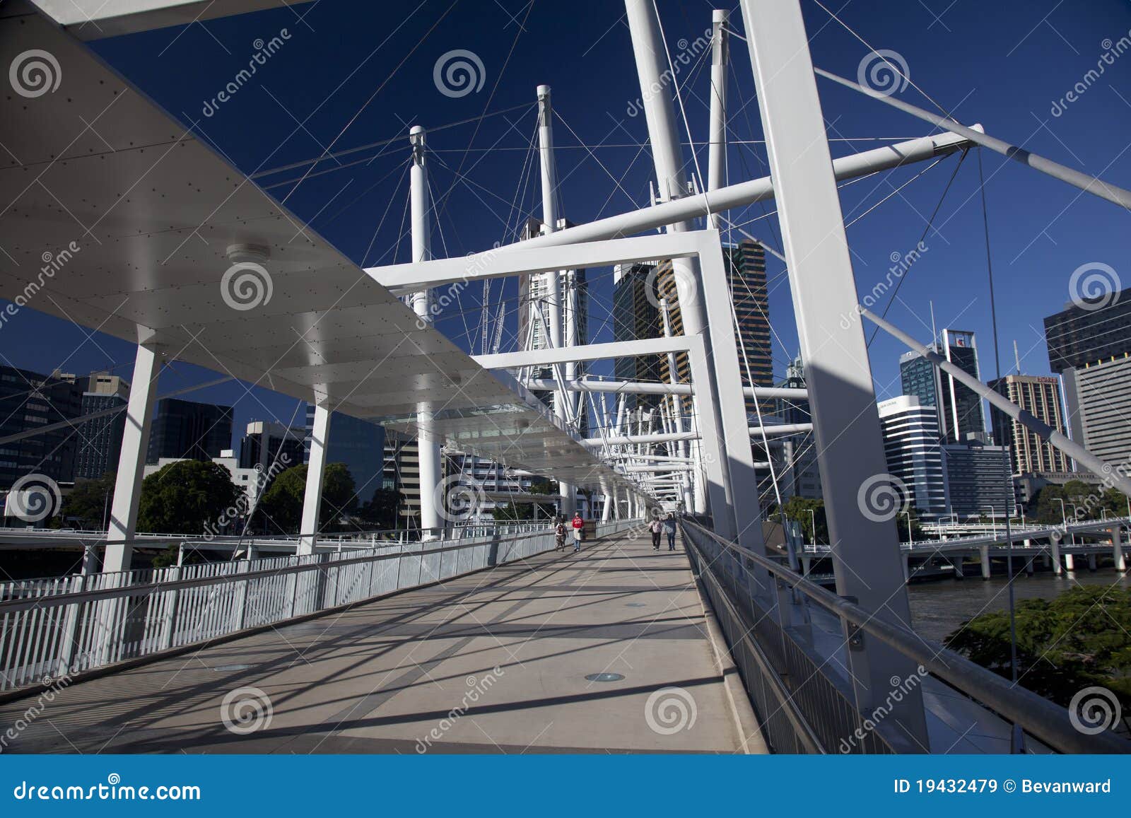 Passadiço De Kurilpa Da Cidade De Brisbane Imagem de Stock Editorial ...