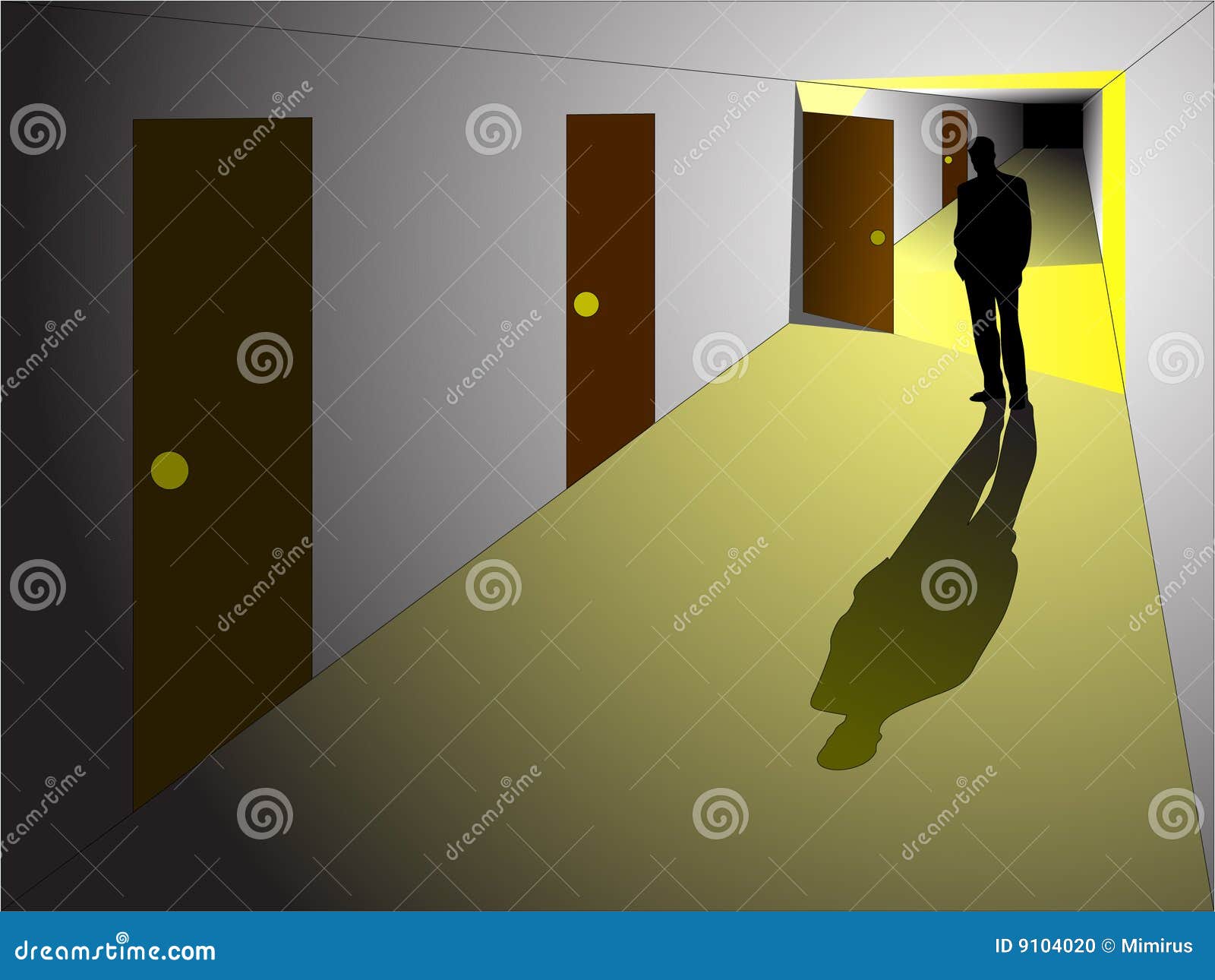 Dark Passage Royalty-Free Stock Photo | CartoonDealer.com #41197335
