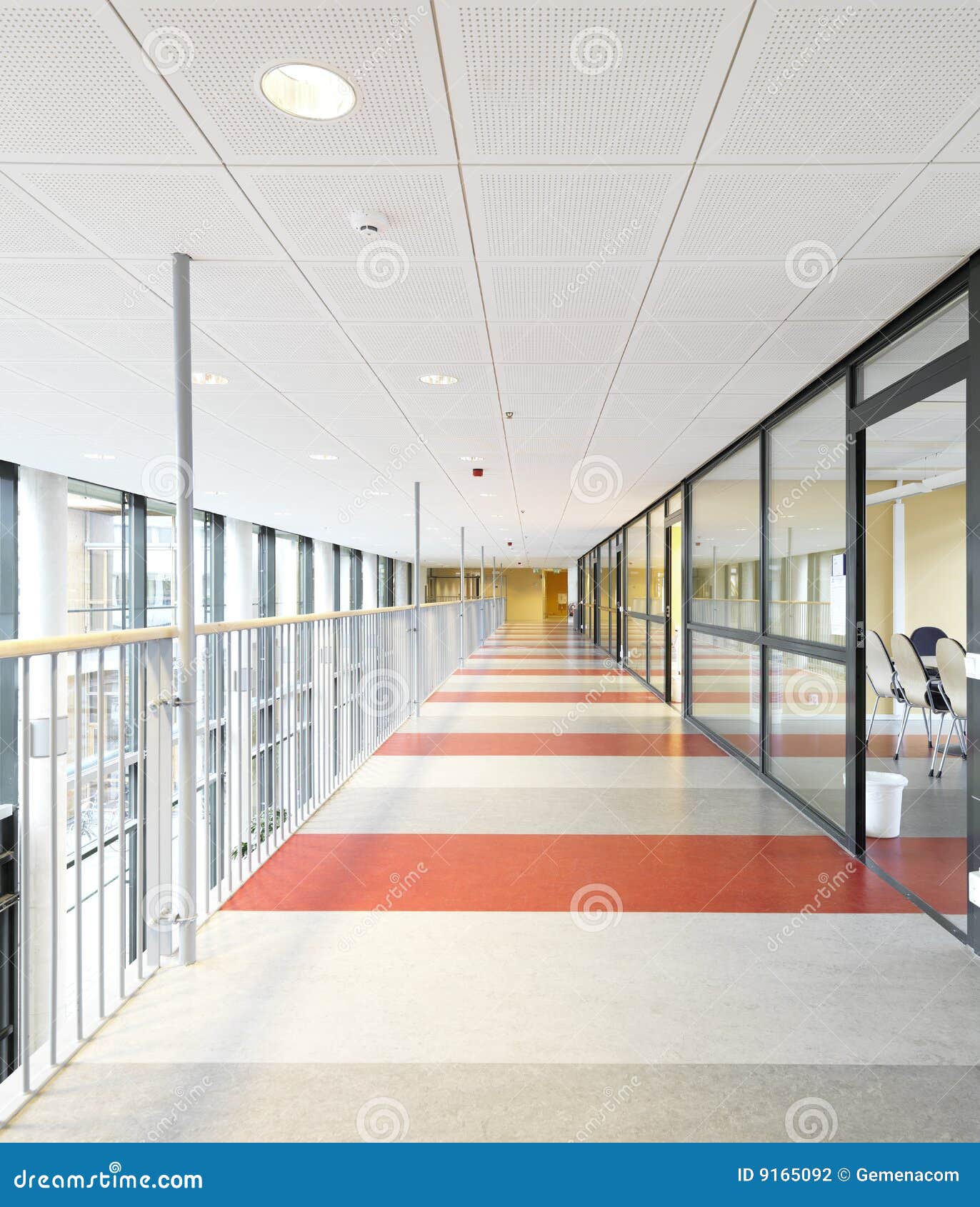 Passage stock photo. Image of hall, indoor, architecture - 9165092