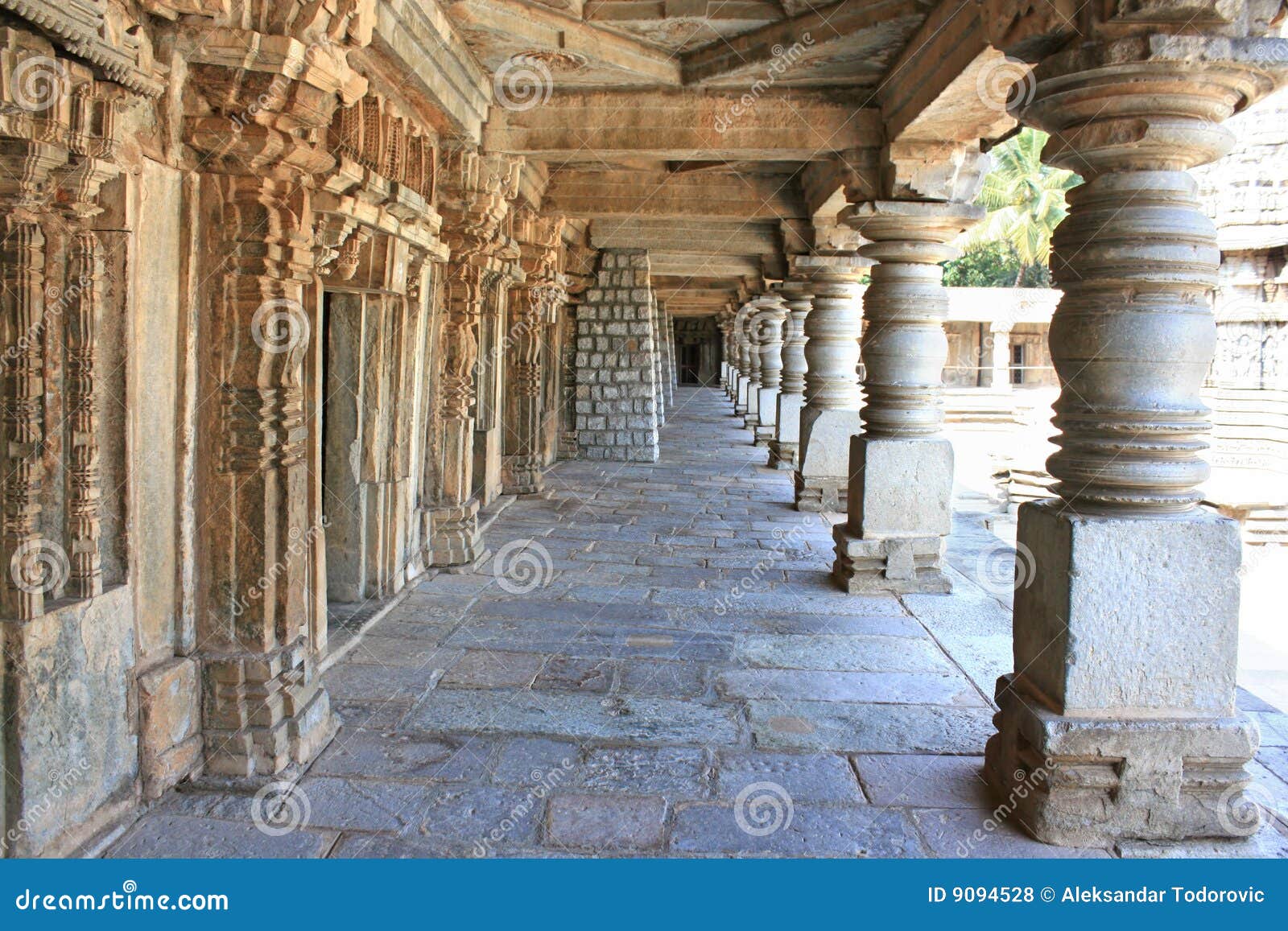 The Passage of Astonishingly Keshava Temple Stock Photo - Image of ...