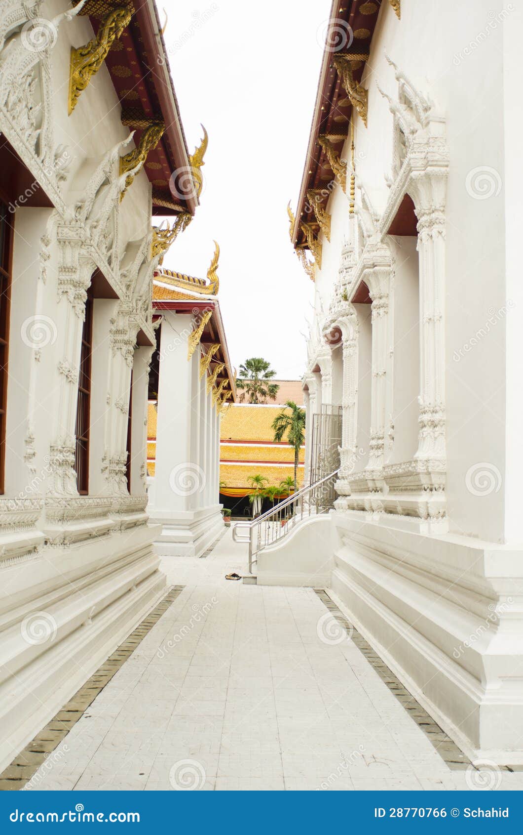 Passage between the Buildings of the Temple Stock Photo - Image of ...