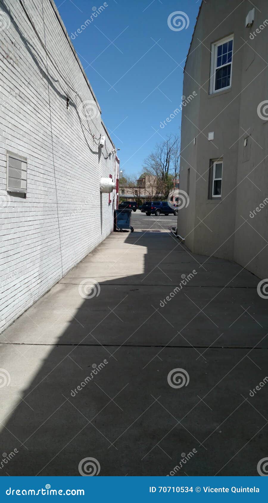 Passage between Buildings editorial stock image. Image of englewood ...