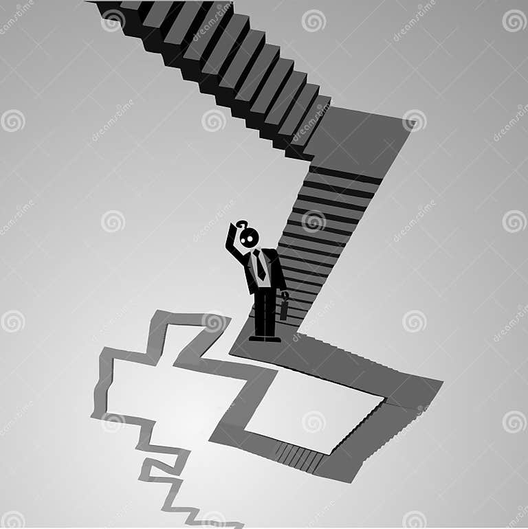 Passage disoriented stock vector. Illustration of labyrinth - 41029782