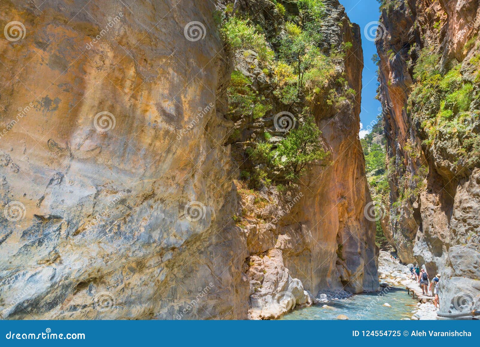 Samaria Gorge. Crete, Greece Editorial Image - Image of mount, holiday ...