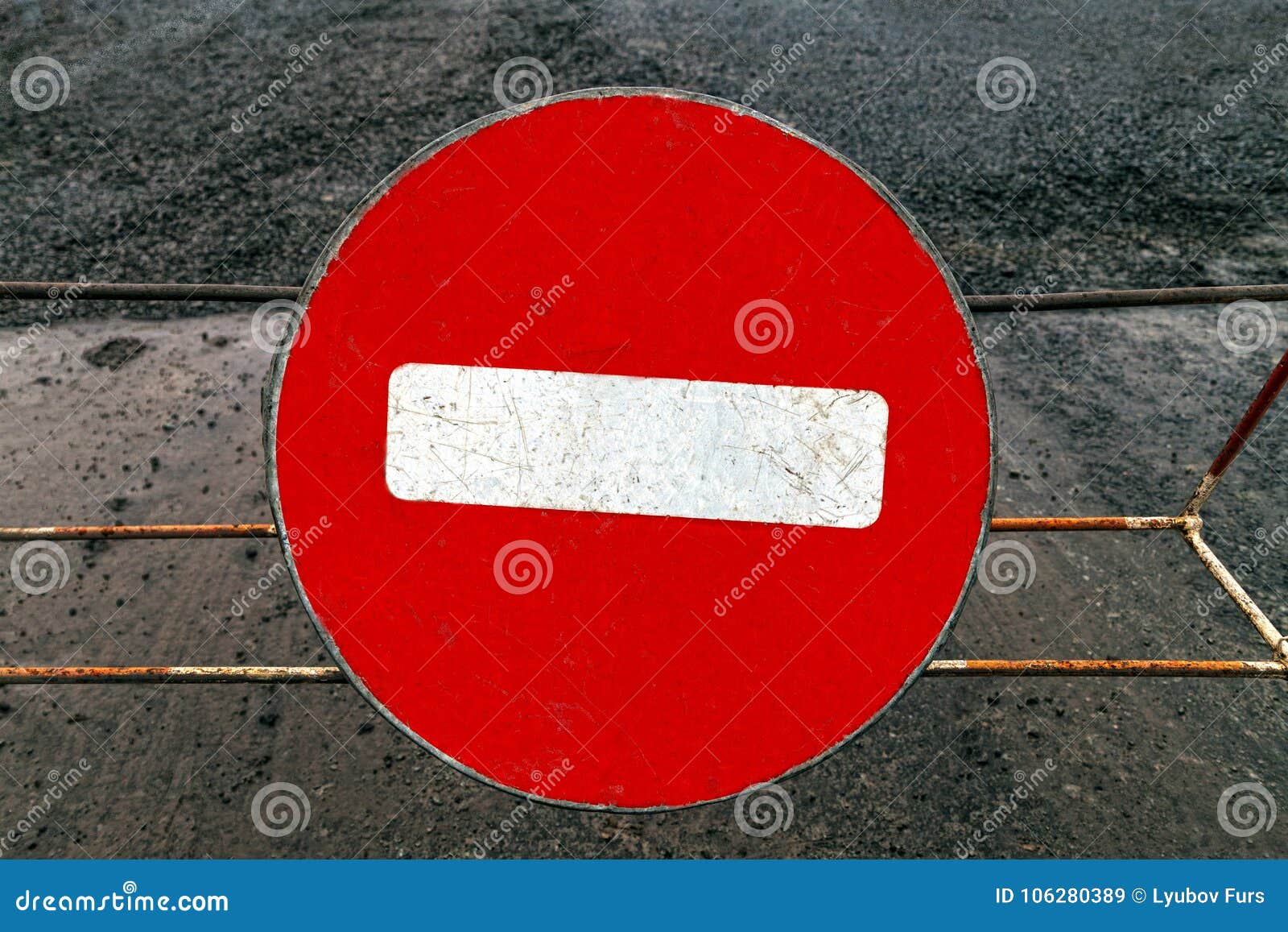 Passage is forbidden stock image. Image of sign, nature - 106280389