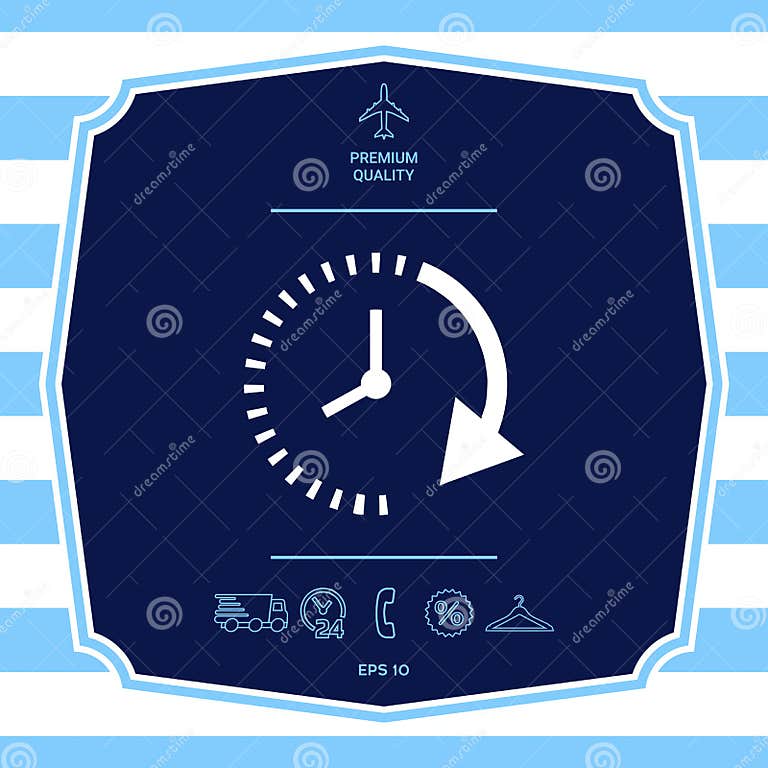 Passage of Time Icon. Graphic Elements for Your Design Stock Vector ...