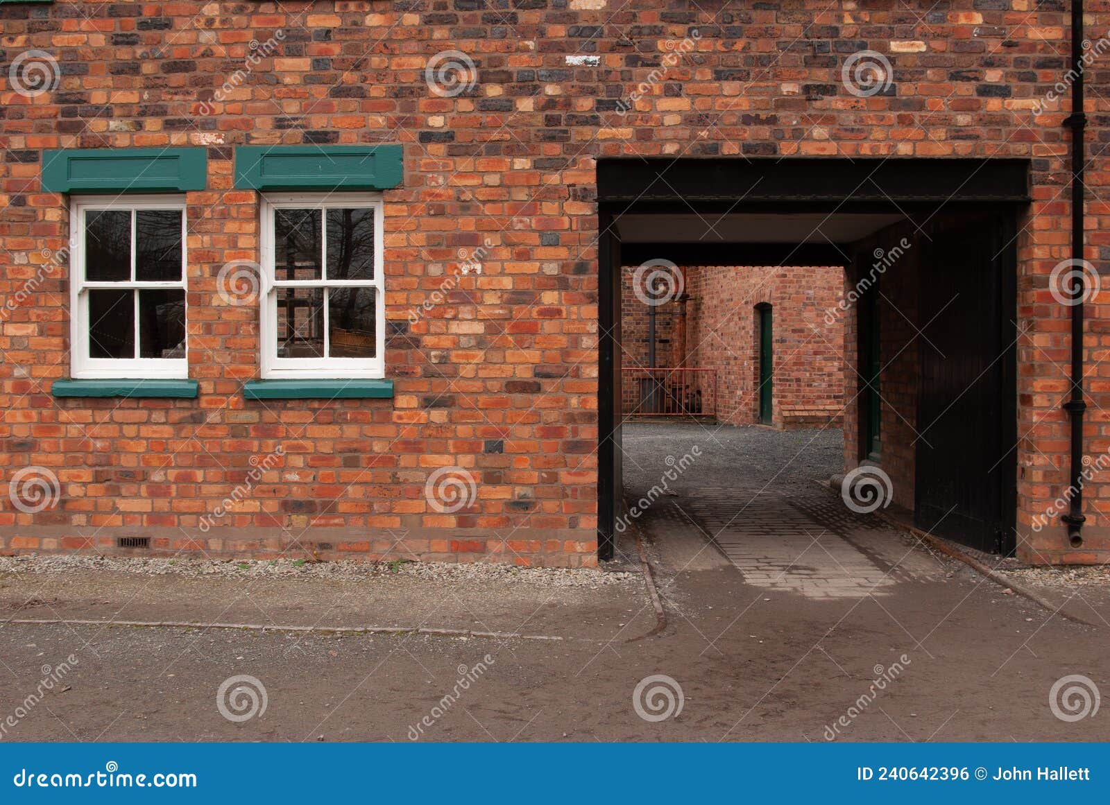 Passage To Another Time and Place Stock Photo - Image of yard ...
