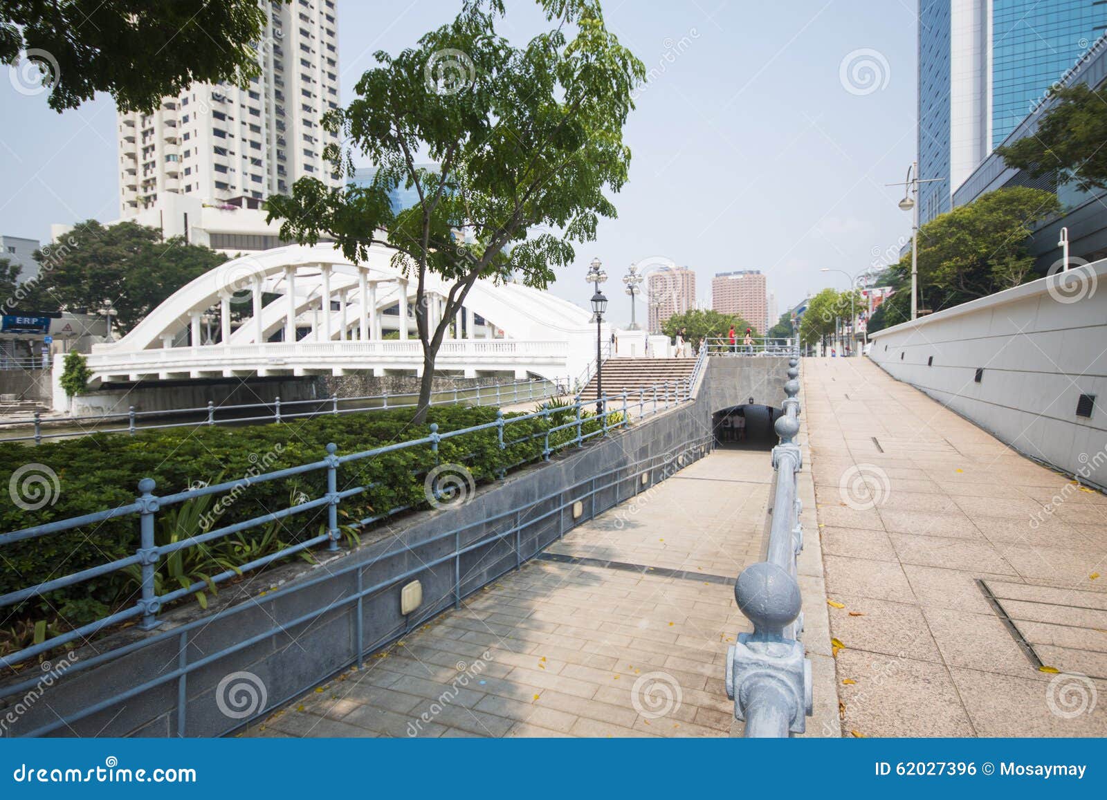 Passage under the bridge stock photo. Image of building - 62027396