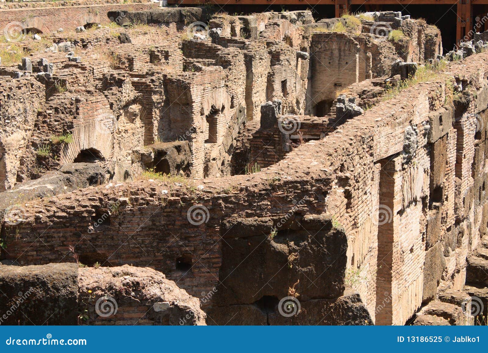 Passages of Coliseum in Rome Stock Image - Image of passage, touristic ...