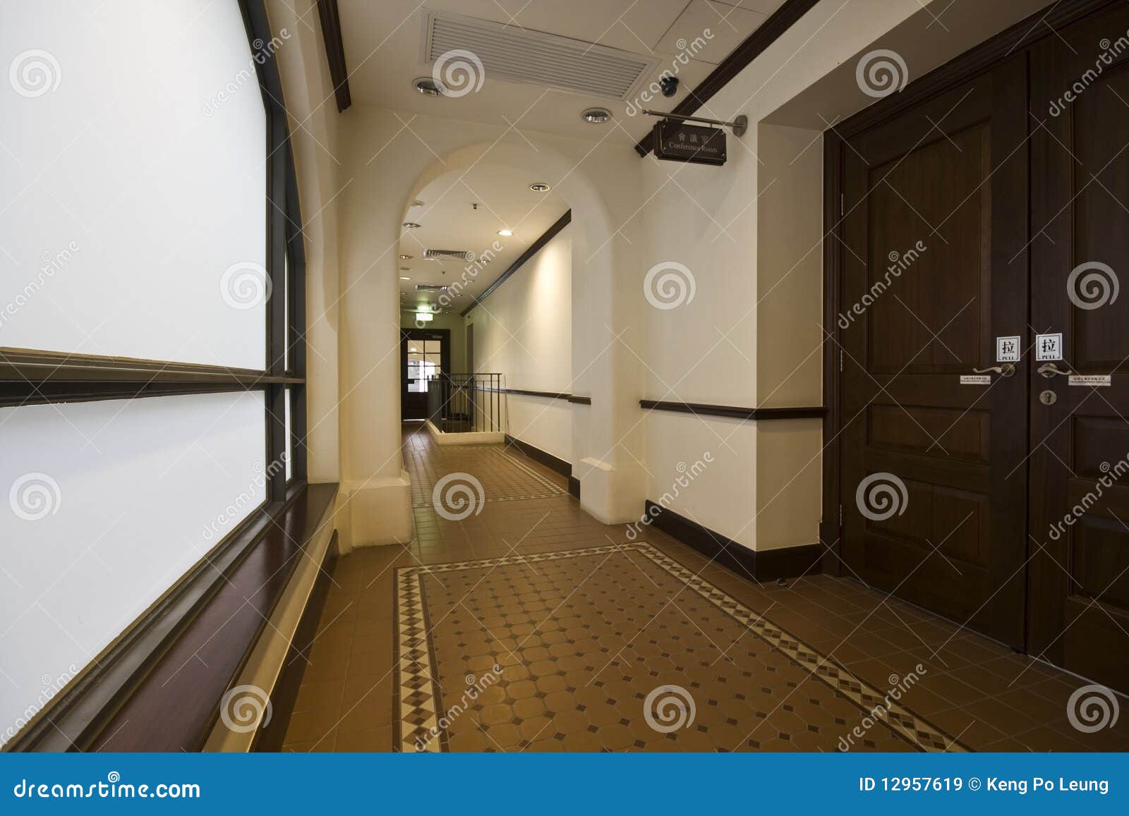 Passageway stock image. Image of terracota, interior - 12957619