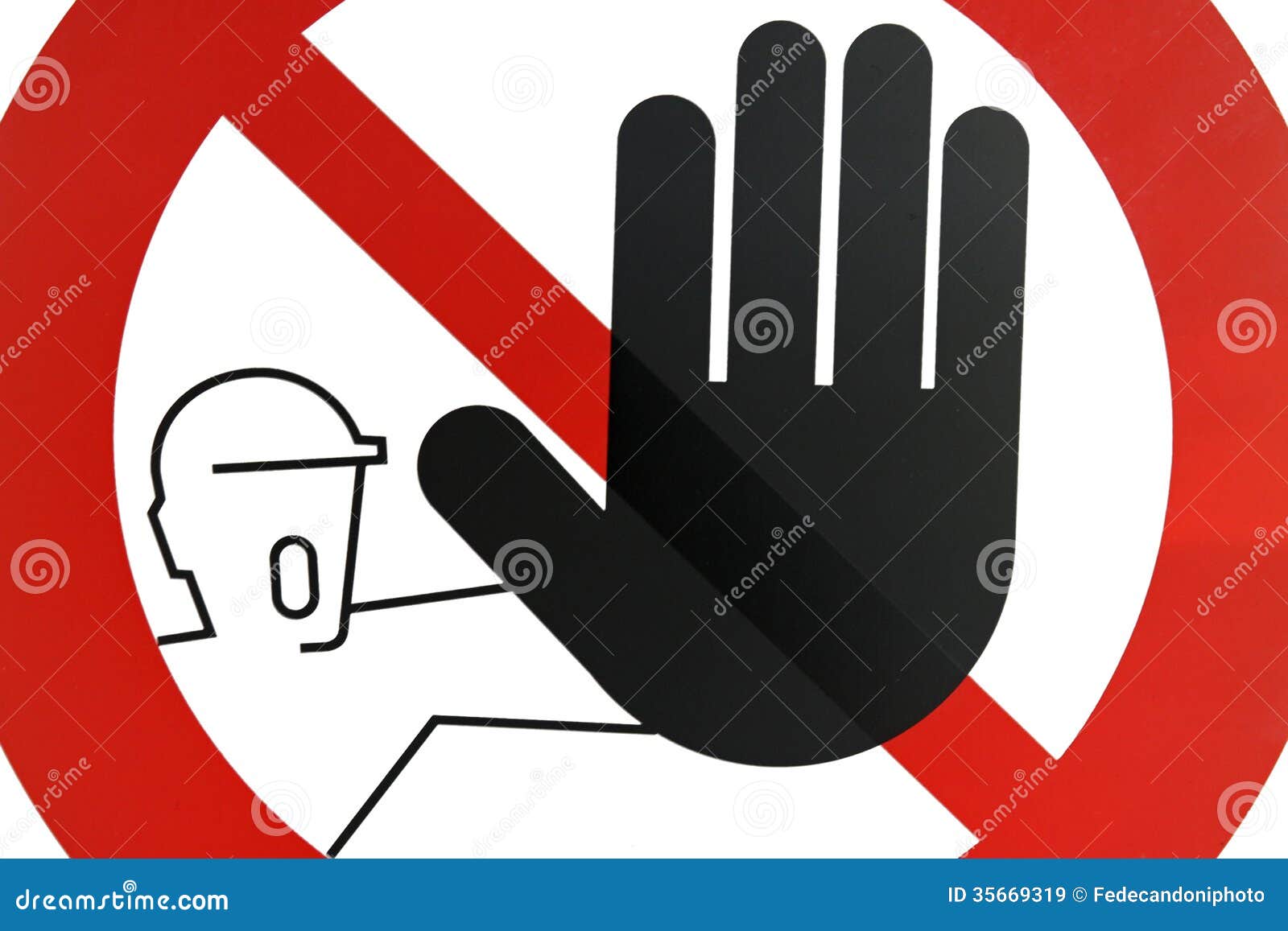 Passaggio Vietato FERMATA Del Segnale Stradale Immagine Stock ...