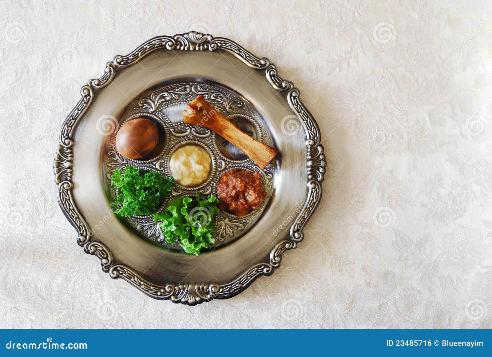 Passahfest Seder Platte stockfoto. Bild von jüdisch, judaisch - 23485716