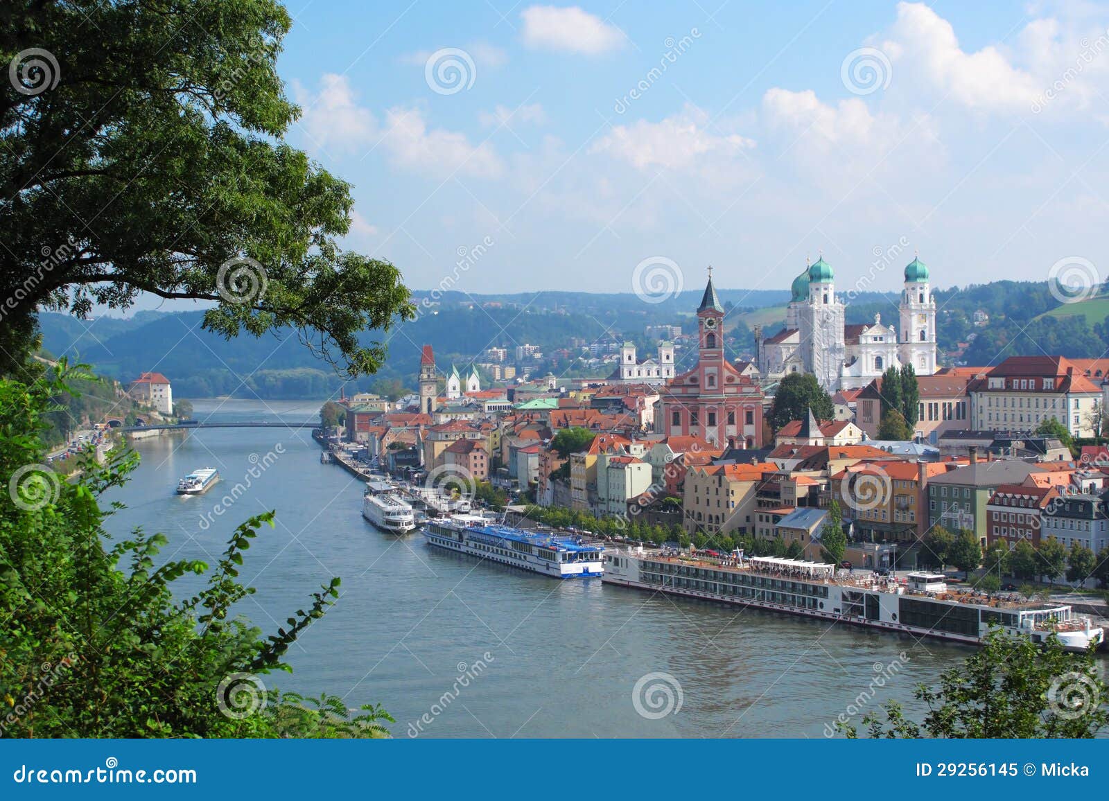 Passau in Bavaria stock image. Image of medieval, corner - 29256145