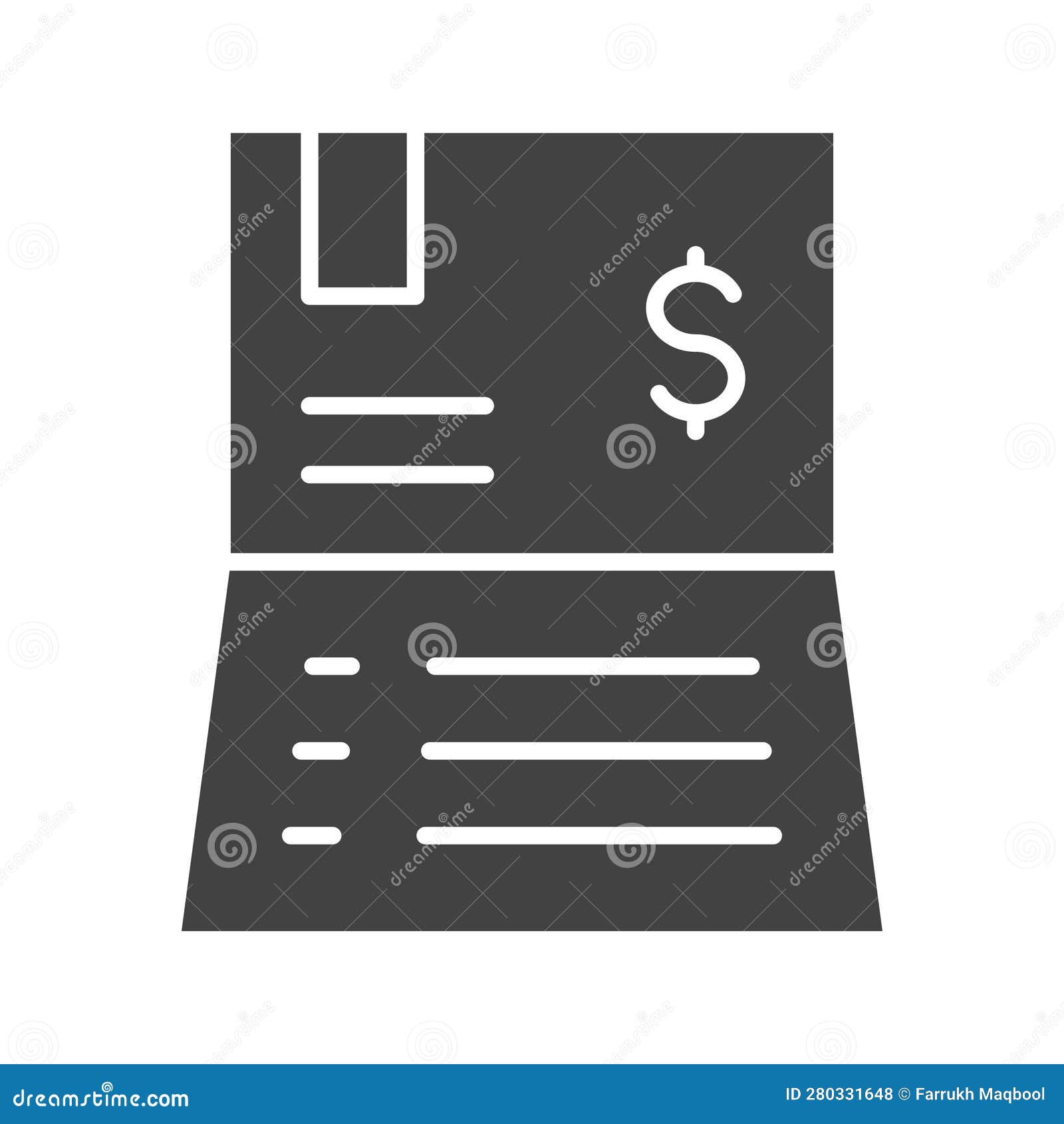 Passbook Icon Vector Image. Stock Vector - Illustration of outline ...