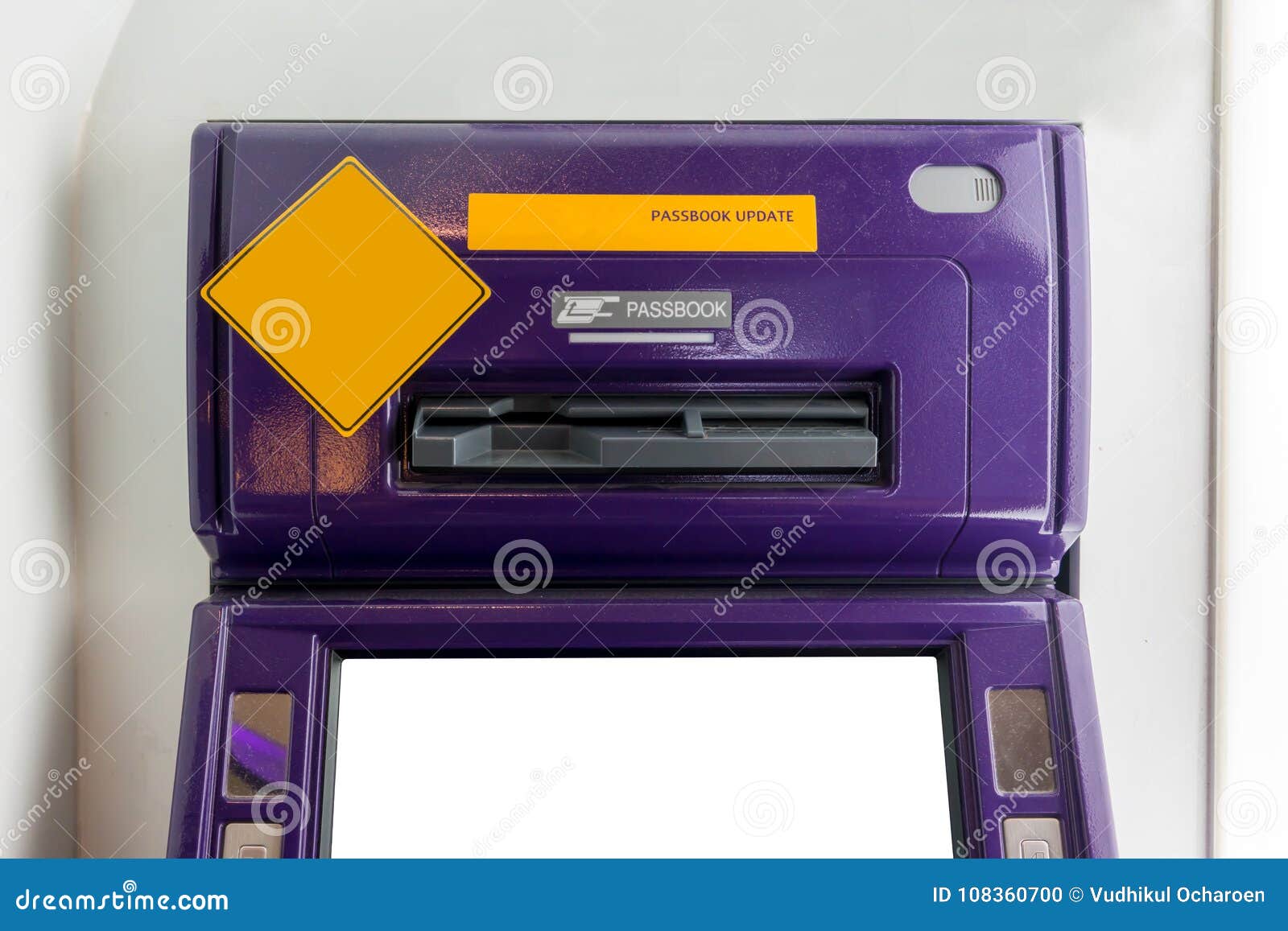 Passbook Update Machine. the Station Automatic Machine Stock Photo ...