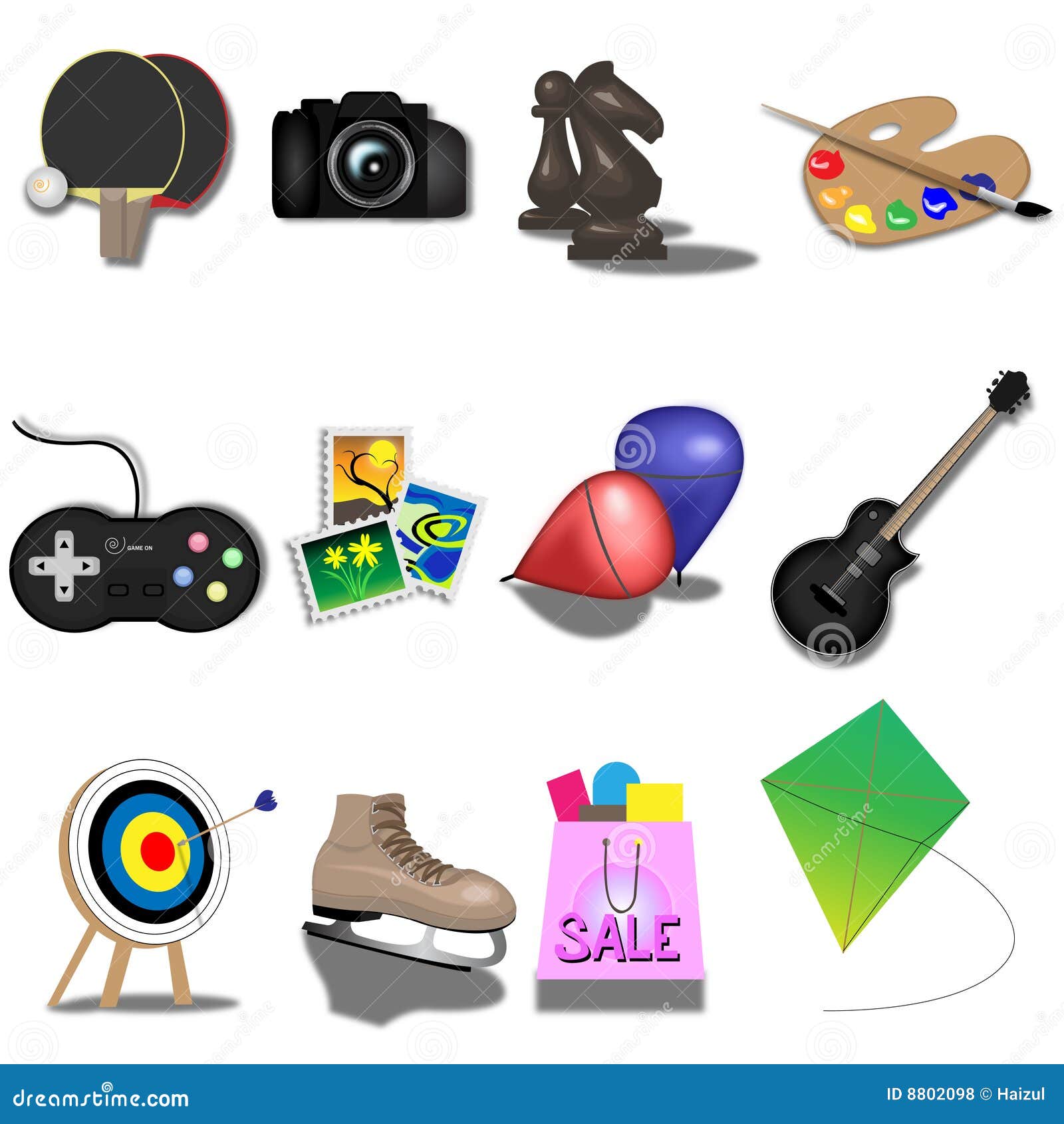 Passe-temps illustration stock. Illustration du graphismes - 8802098