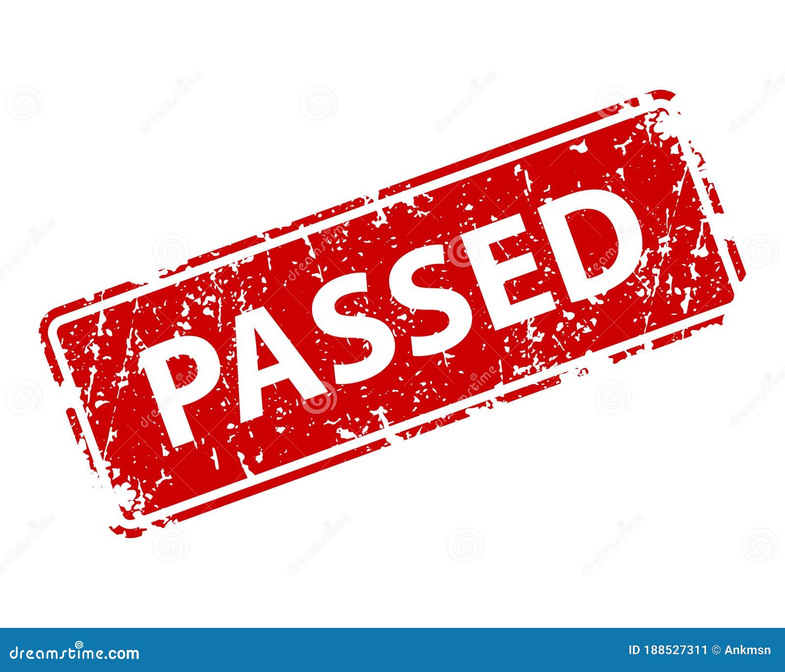 Passed Sign Sticker. Stamp Vector Texture Stock Vector - Illustration ...