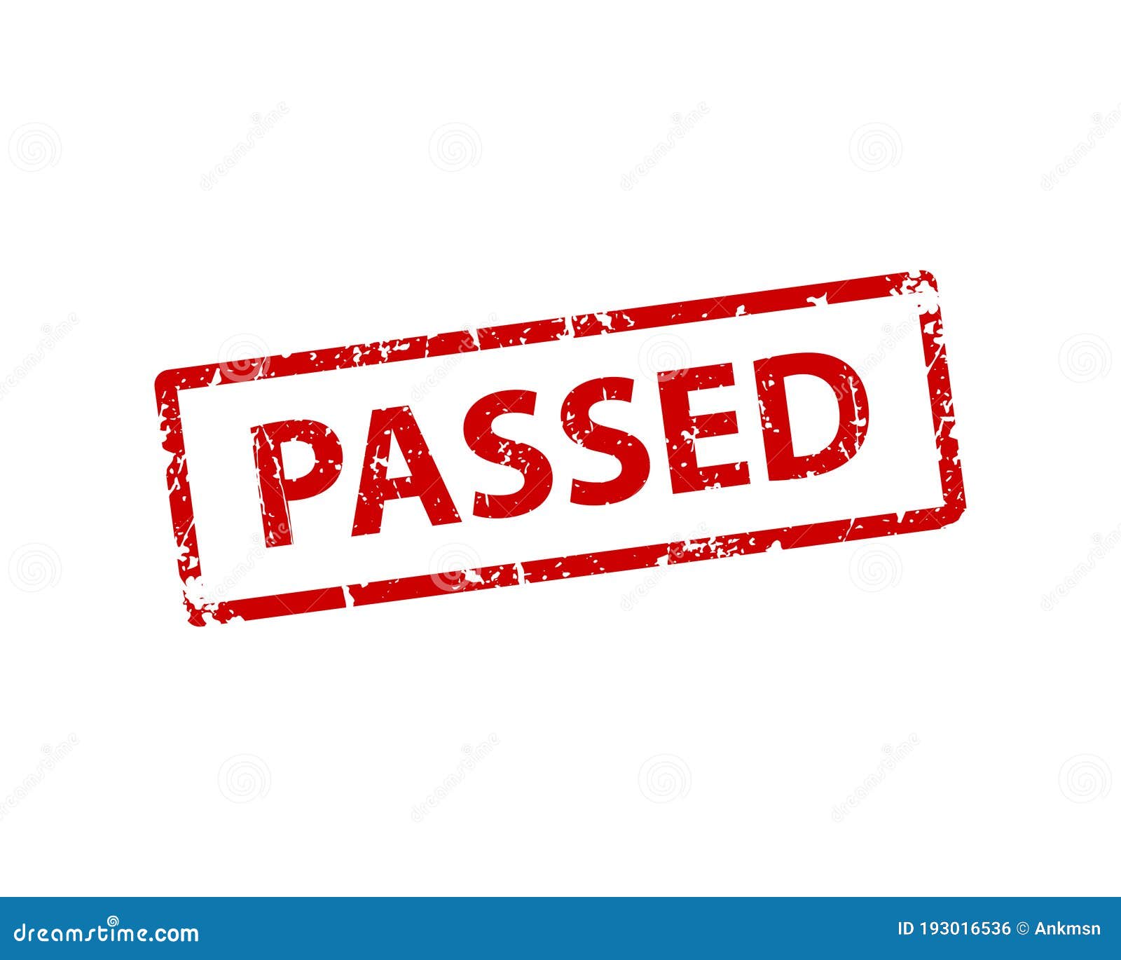 Passed Sign Sticker. Stamp Vector Texture Stock Vector - Illustration ...