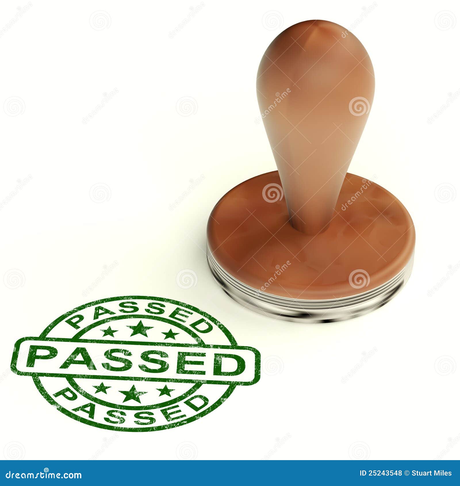 Passed Stamp Clip Art