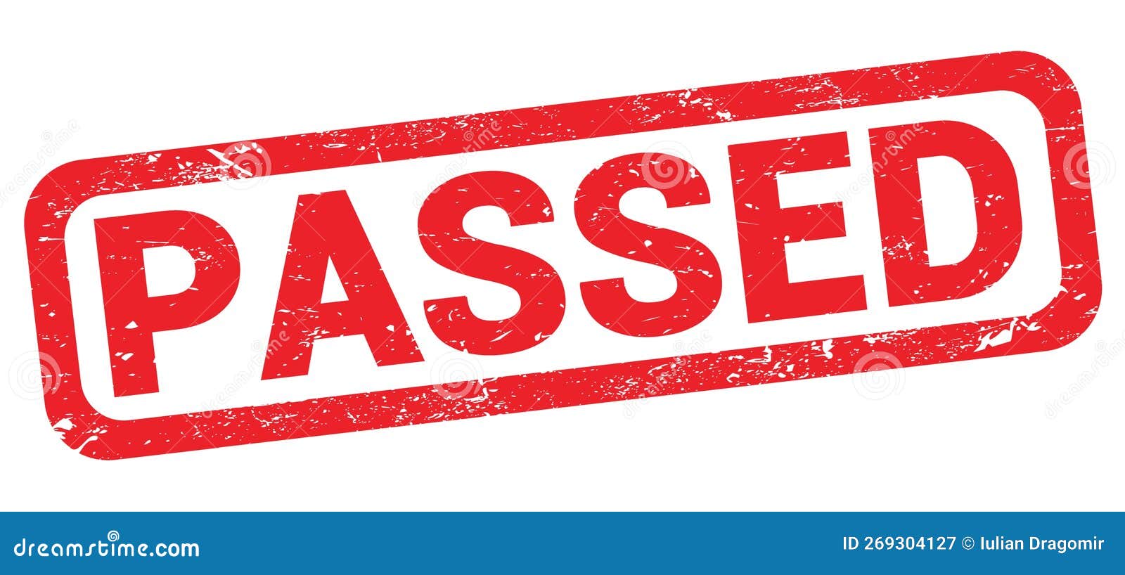 PASSED Text Written On Red Stamp Sign Royalty-Free Stock Photo ...