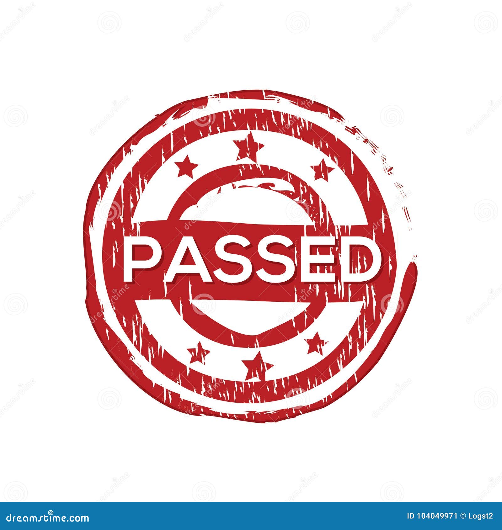 `Passed` Vector Rubber Stamp Stock Vector - Illustration of finger ...
