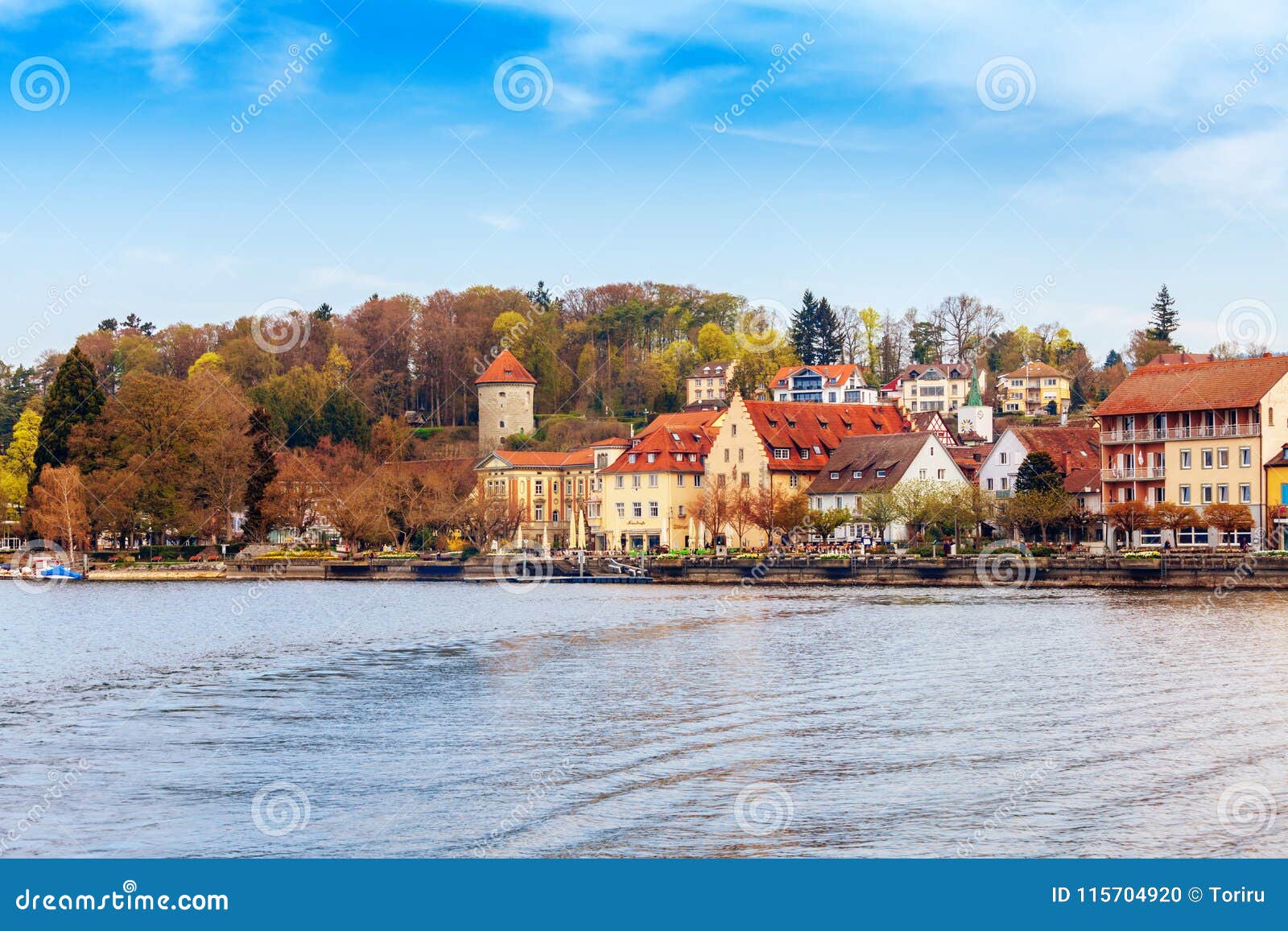 Passeio De Bodensee Em Ueberlingen Imagem Editorial - Imagem de terra ...