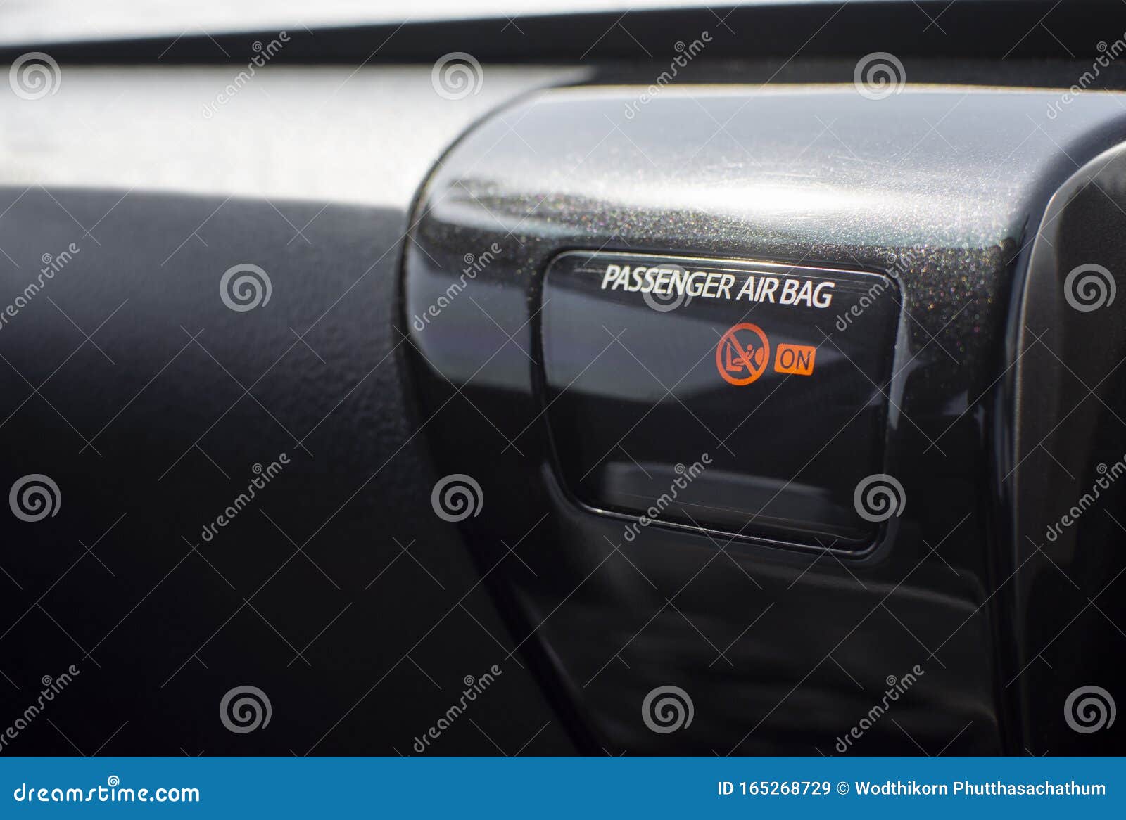 Passenger Airbag Status Warning Light. Stock Image | CartoonDealer.com ...