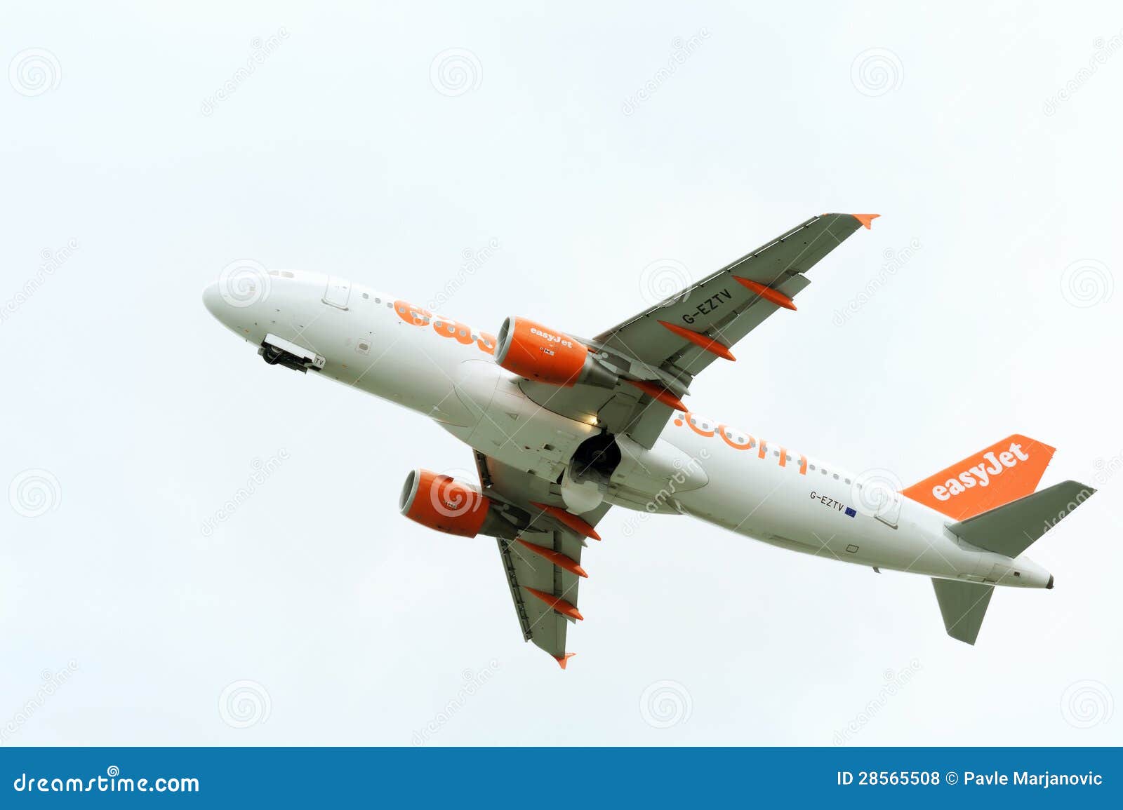 Passenger Airplane Takeoff from Active Runway Editorial Stock Photo ...
