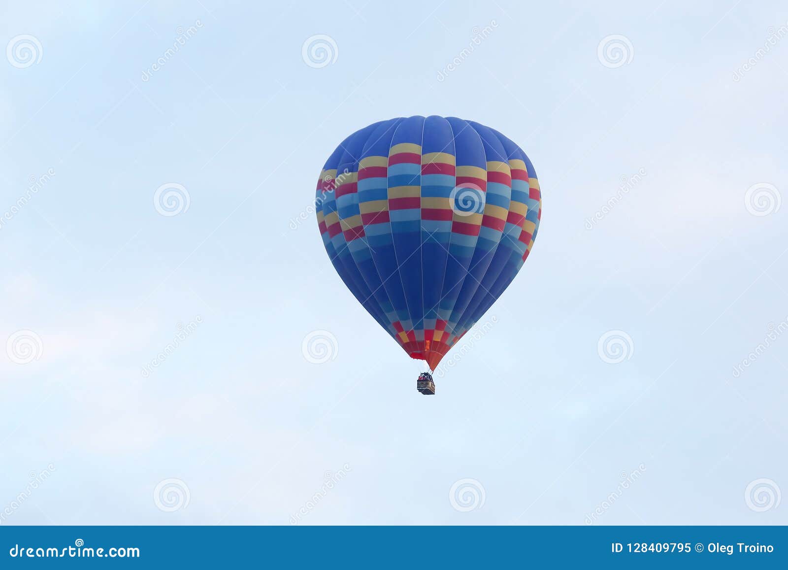 Passenger Balloon Flying in the Sky Cappadocia Stock Image - Image of ...