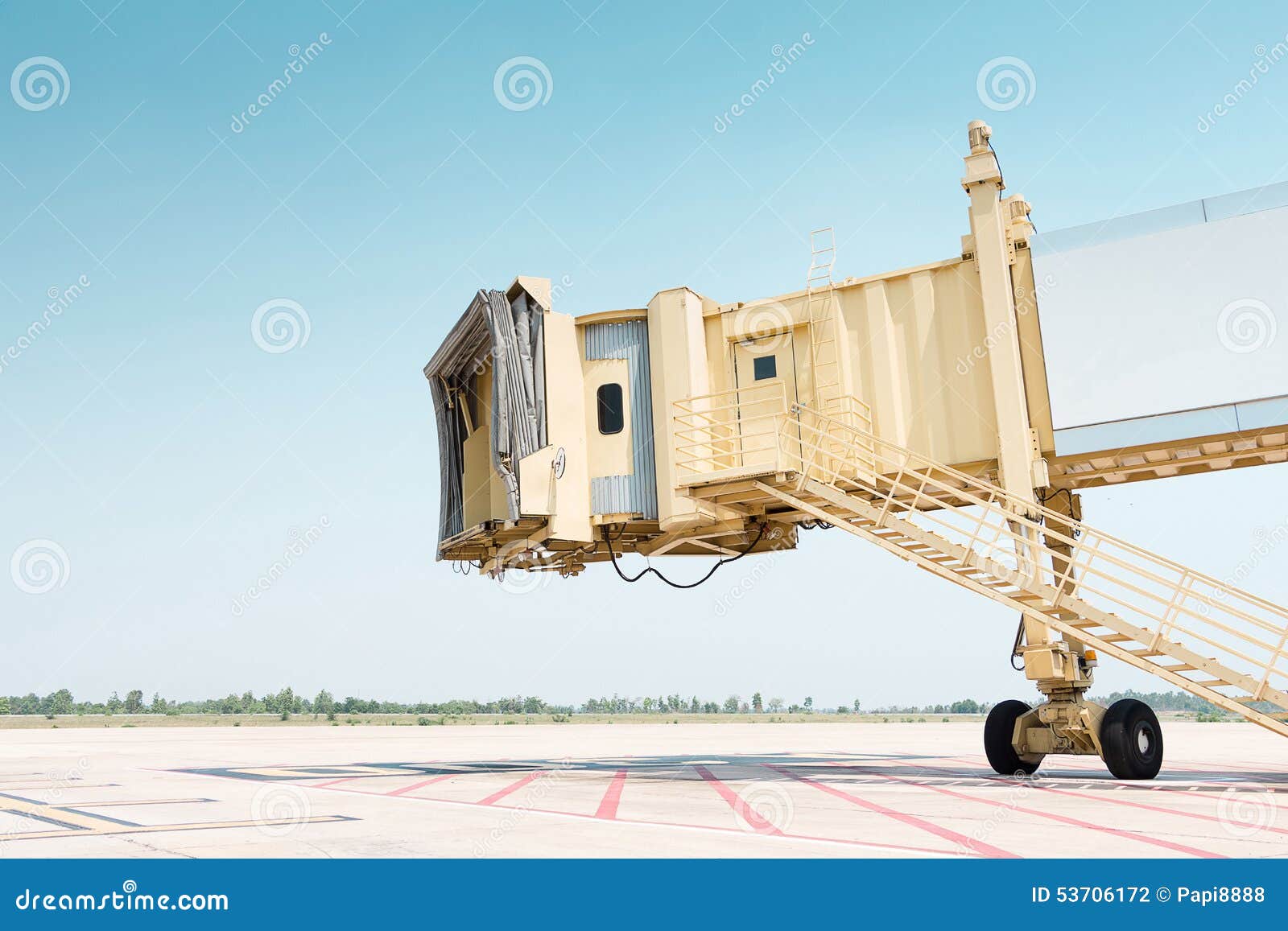 Passenger boarding bridge stock photo. Image of ramp - 53706172