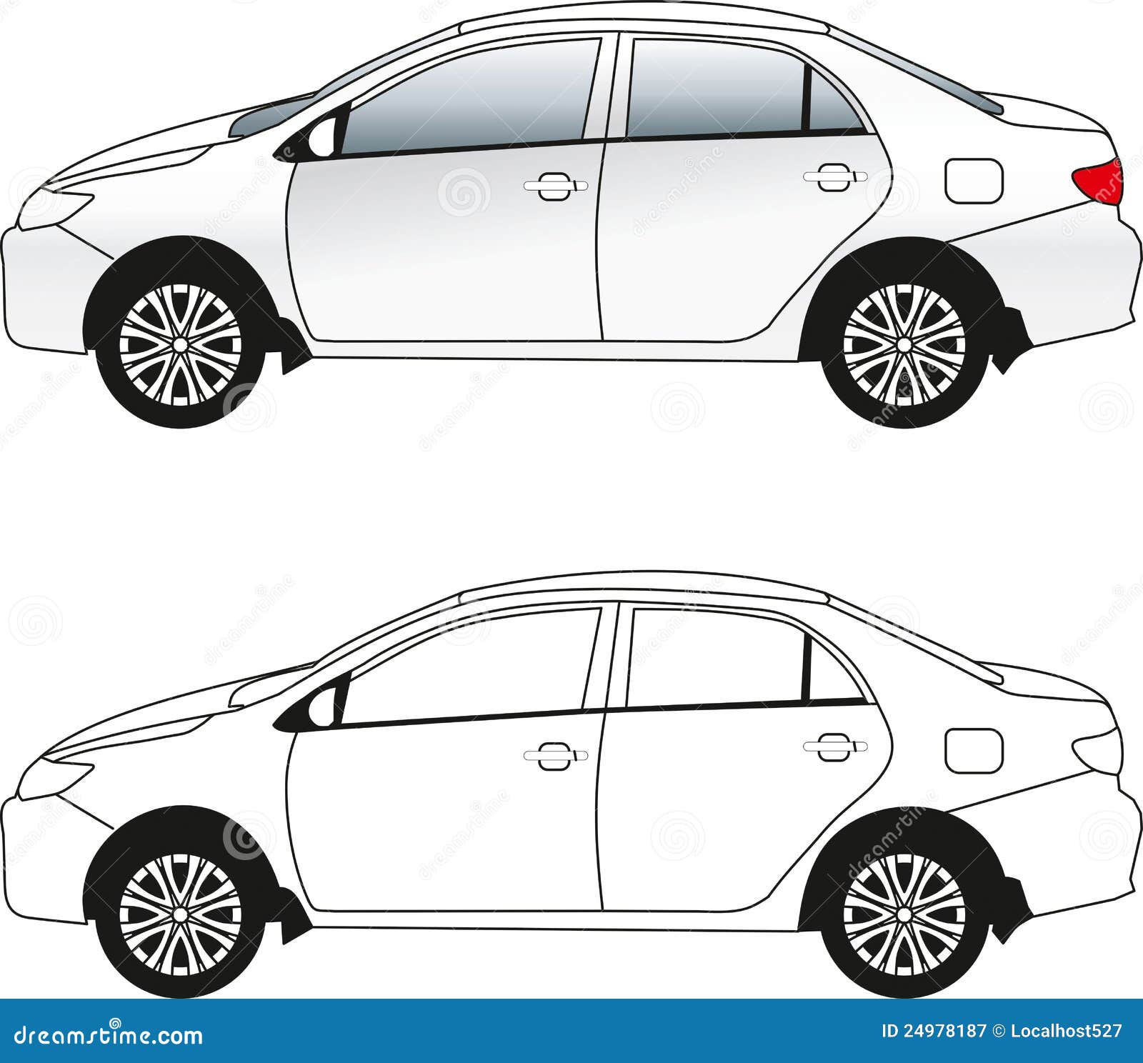 Passenger car illustration stock vector. Illustration of background ...