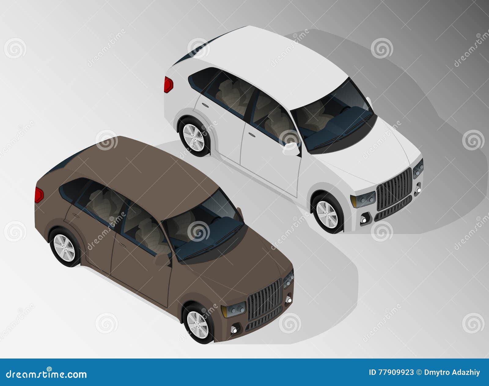 Passenger car. stock vector. Illustration of luxury, parking - 77909923