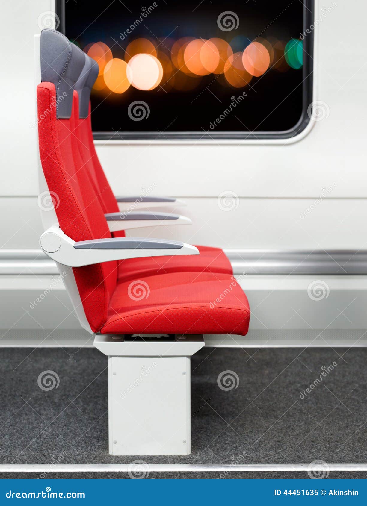 Passenger chairs in train stock image. Image of compartment - 44451635