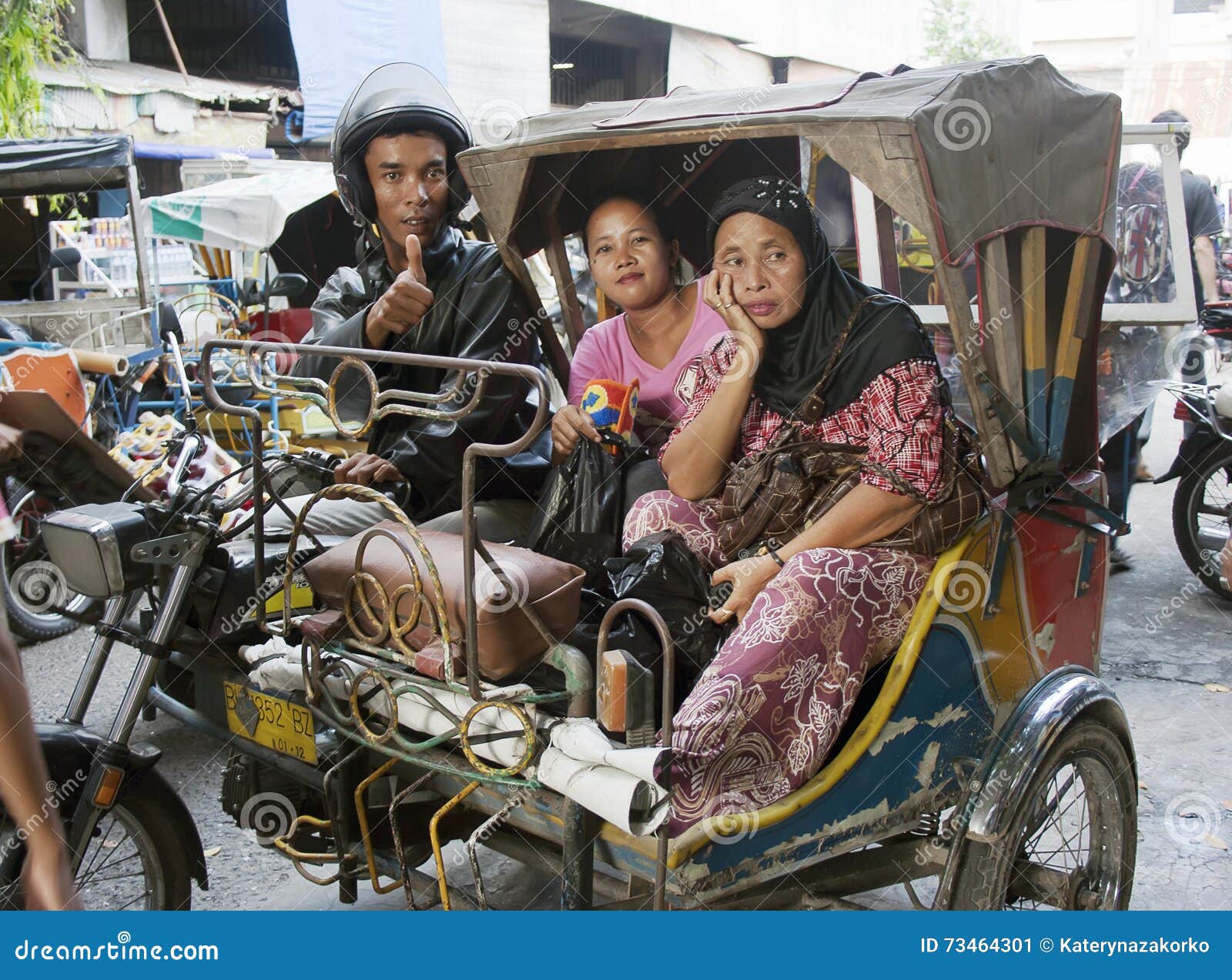 The Passenger and the Driver of a Tuk-tuk Auto Rickshaws. Medan, 11 ... The Passenger and the Driver of a Tuk-tuk Auto Rickshaws. Medan, 11 ...