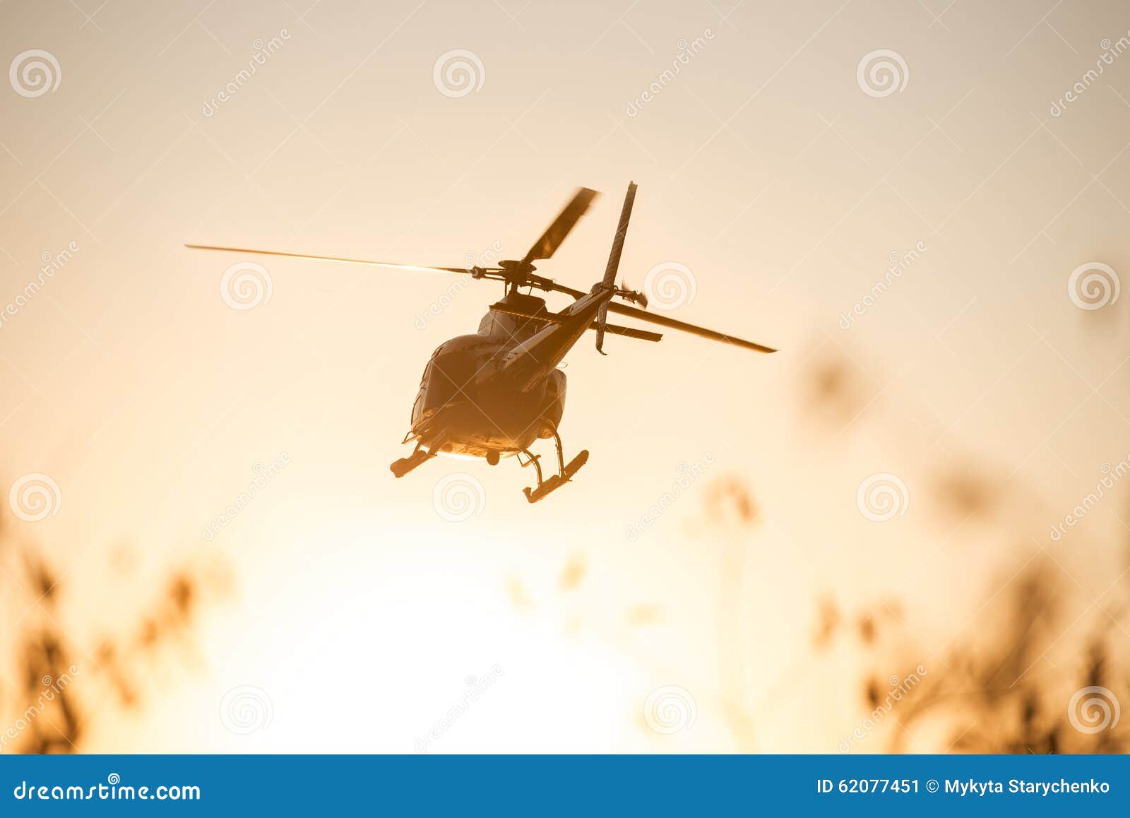 Helicopter Flying Next To Skyscraper Stock Photo | CartoonDealer.com ...