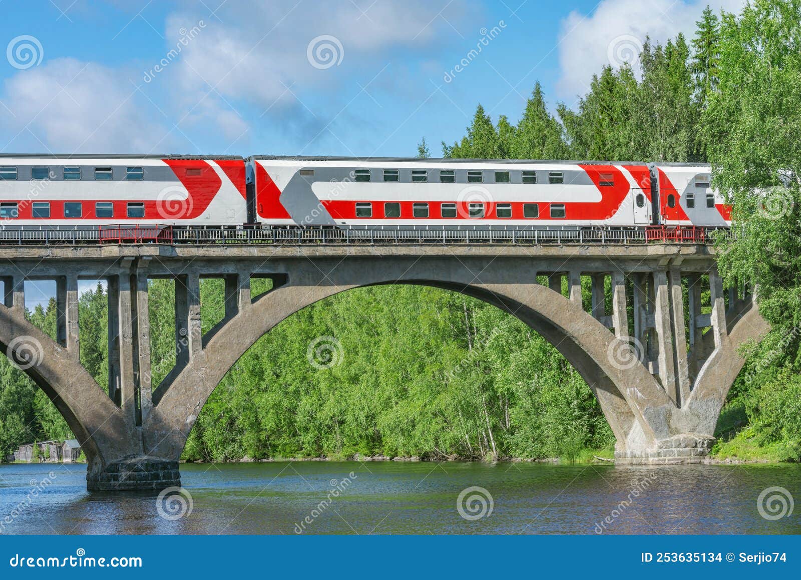 Passenger Intercity Train Moves. Stock Photo - Image of passenger ...