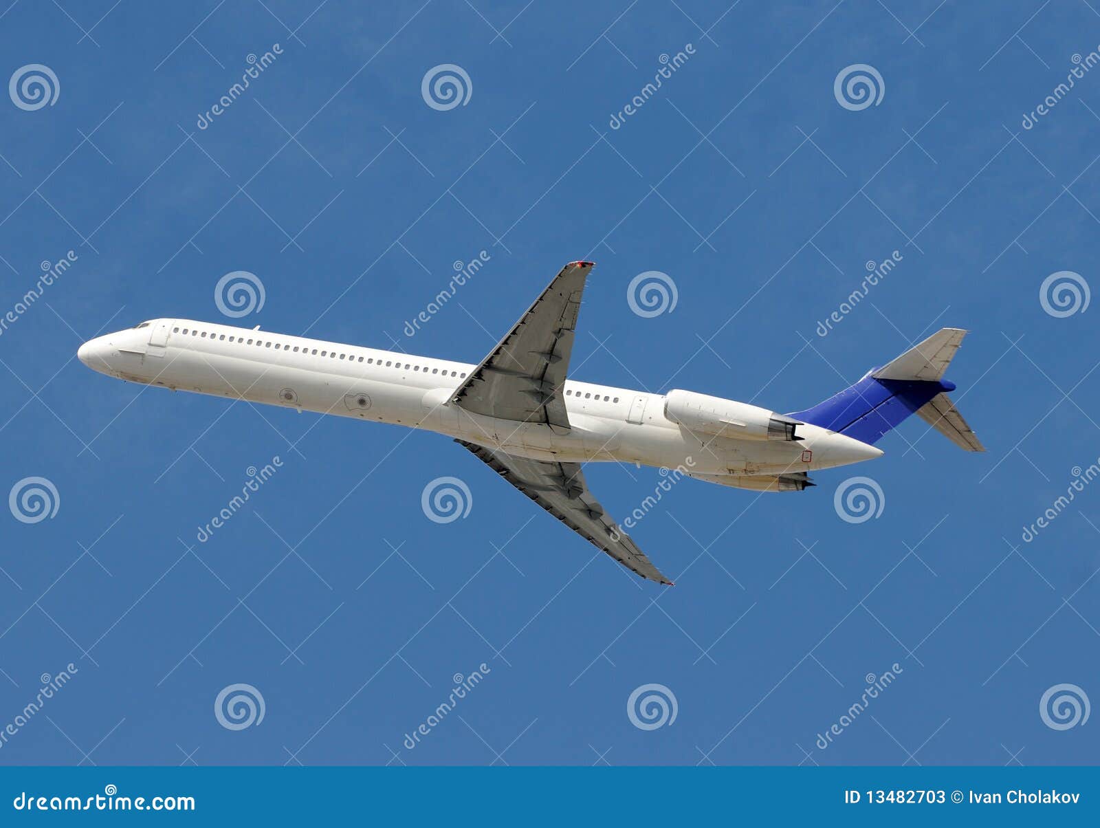 Passenger jet stock image. Image of aviation, departing - 13482703