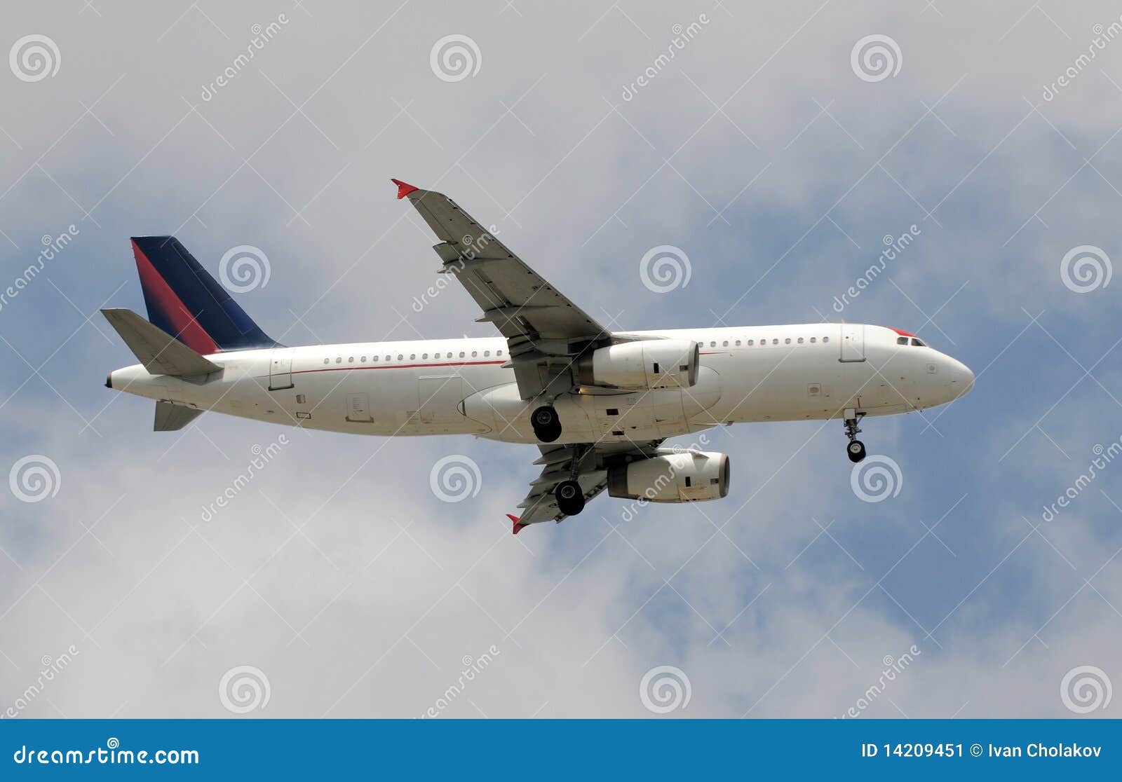 Passenger jet stock image. Image of airplane, aircraft - 14209451