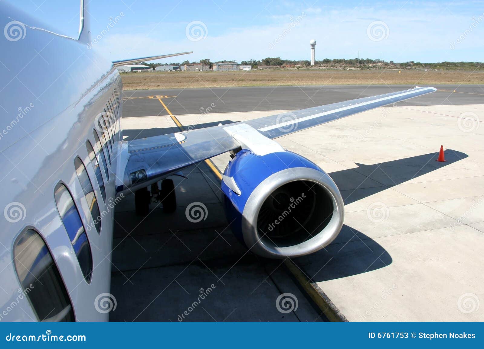 Passenger Jet Airoplane stock image. Image of orange, cabin - 6761753