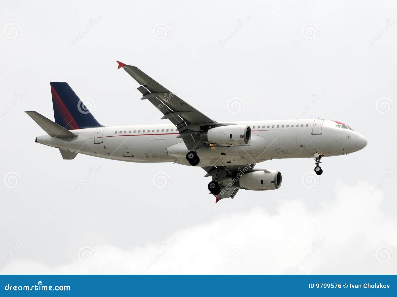 Passenger jet airplane stock photo. Image of passenger - 9799576