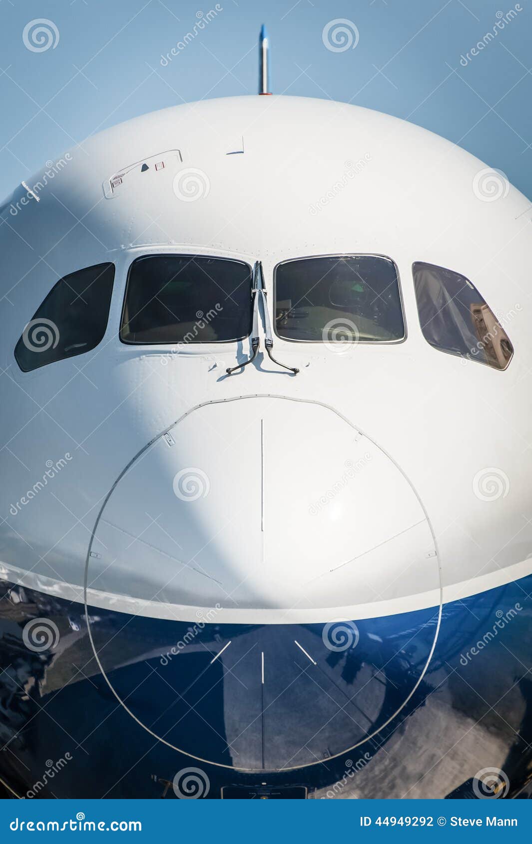 Passenger jet stock photo. Image of cockpit, aeronautics - 44949292