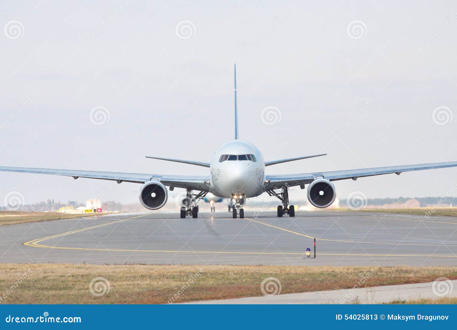 Passenger jet stock image. Image of passenger, front - 54025813