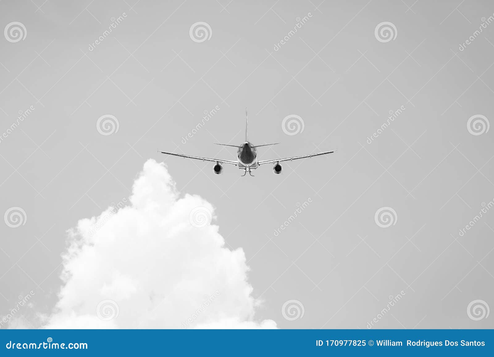 Passenger Jet Plane Taking Flight Stock Image - Image of aviation ...