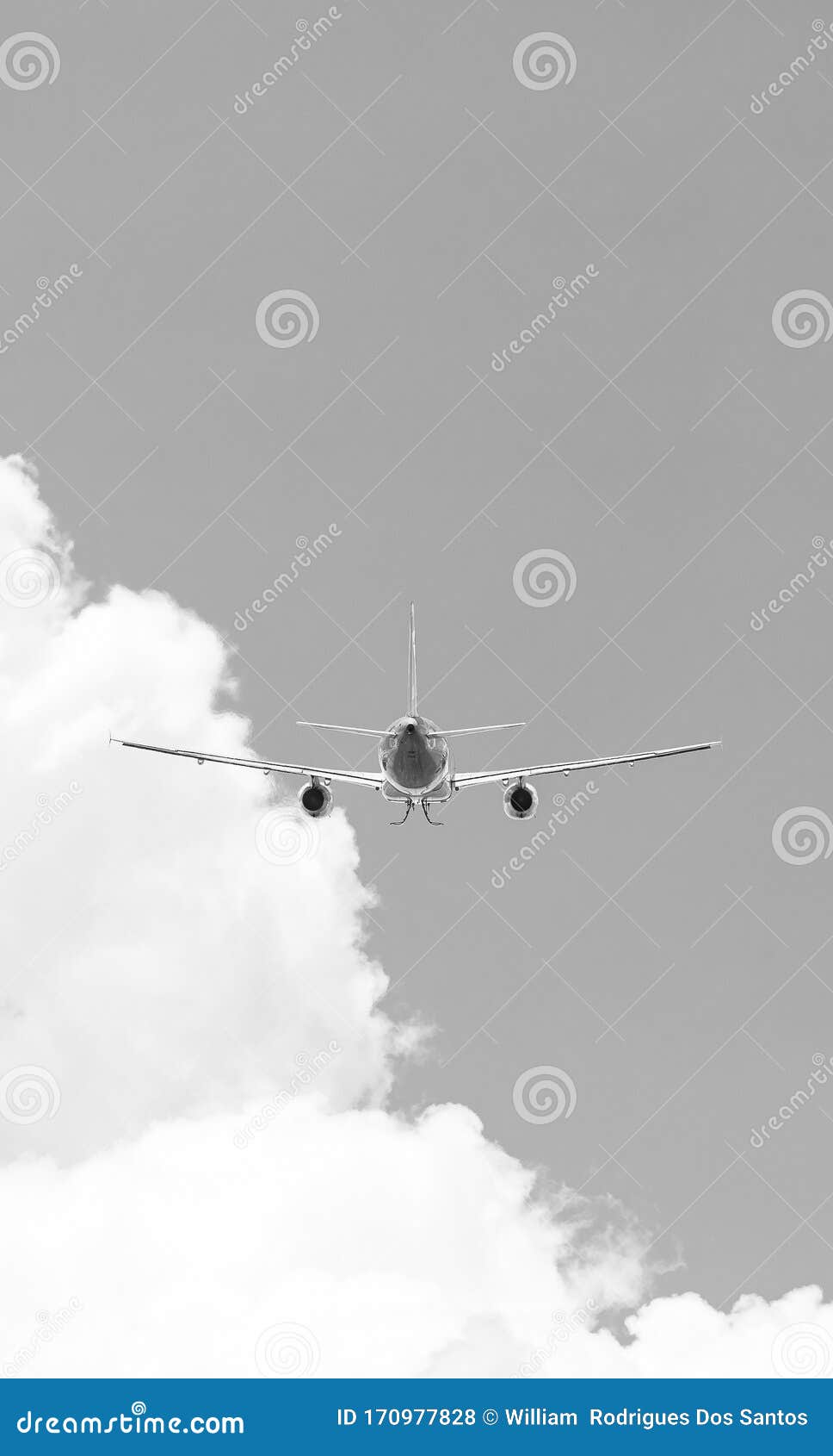 Passenger Jet Plane Taking Flight Stock Photo - Image of passenger ...