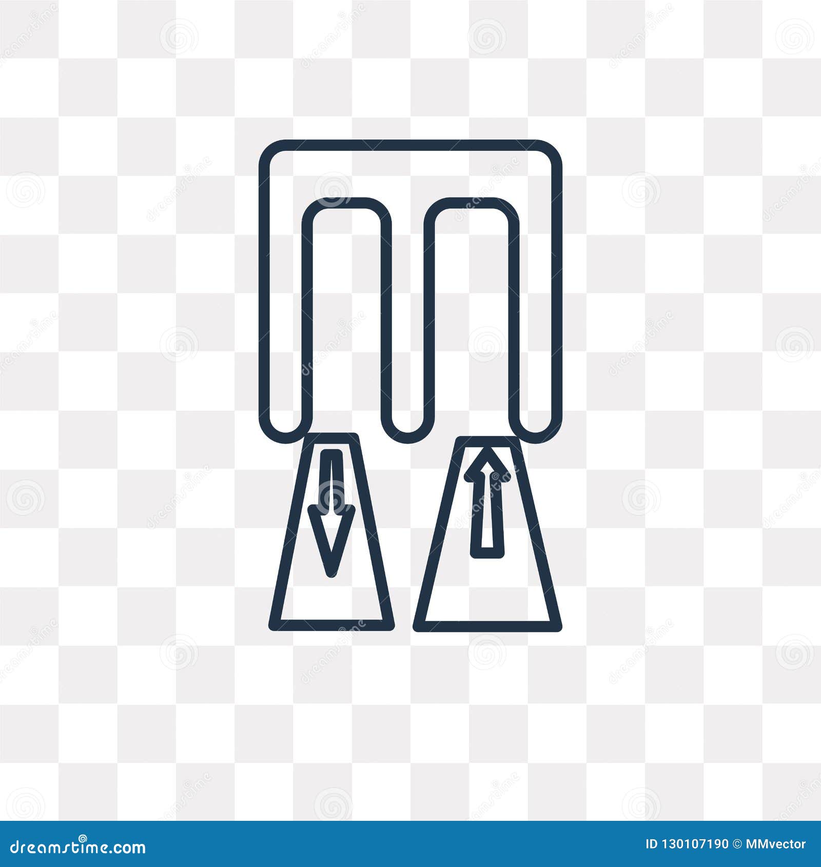 Passenger Passway Icon. Thin Linear Passenger Passway Outline Icon ...