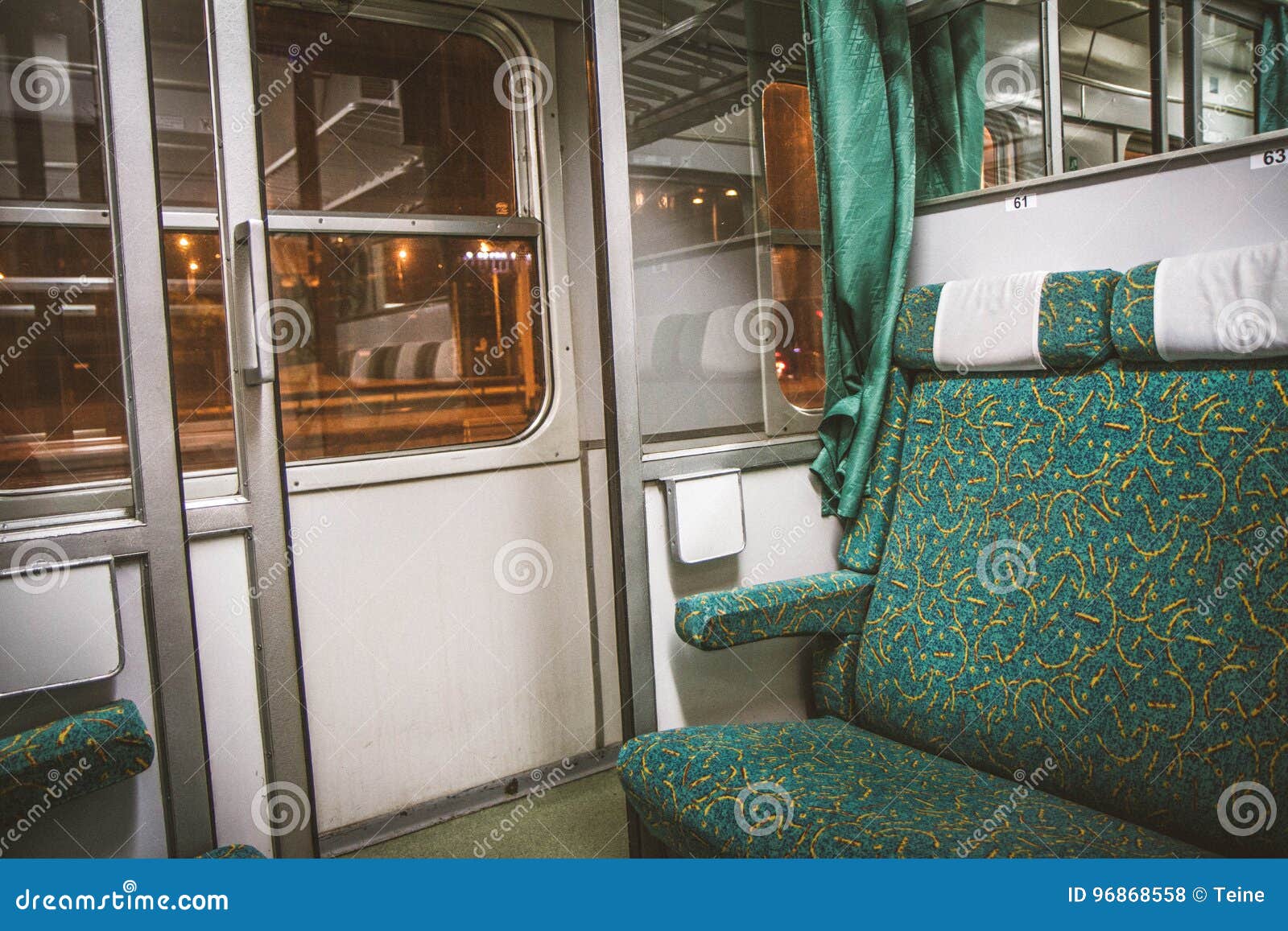 Passenger railroad car stock photo. Image of permanent - 96868558