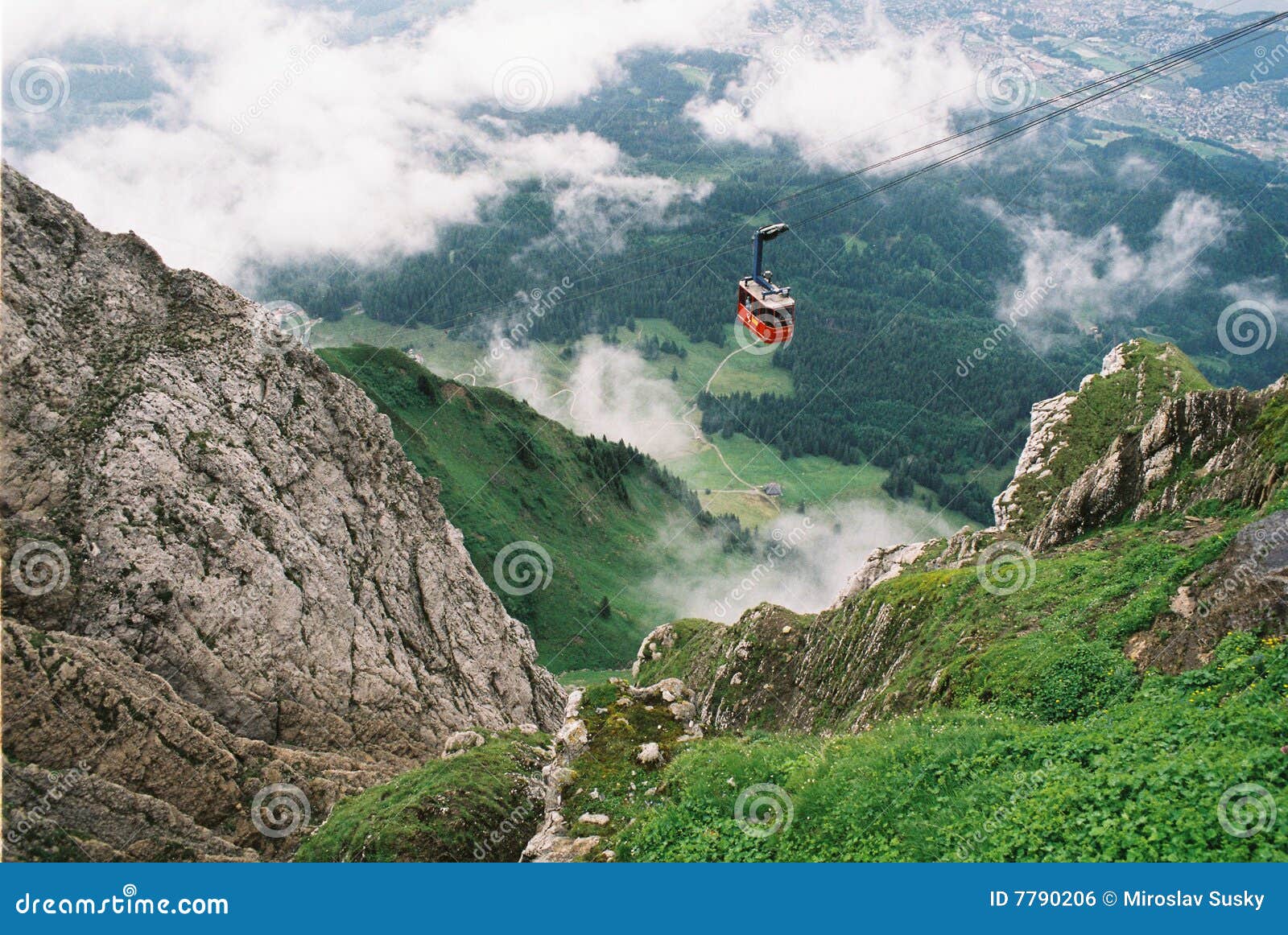 Passenger ropeway stock photo. Image of grindelwald, landscape - 7790206