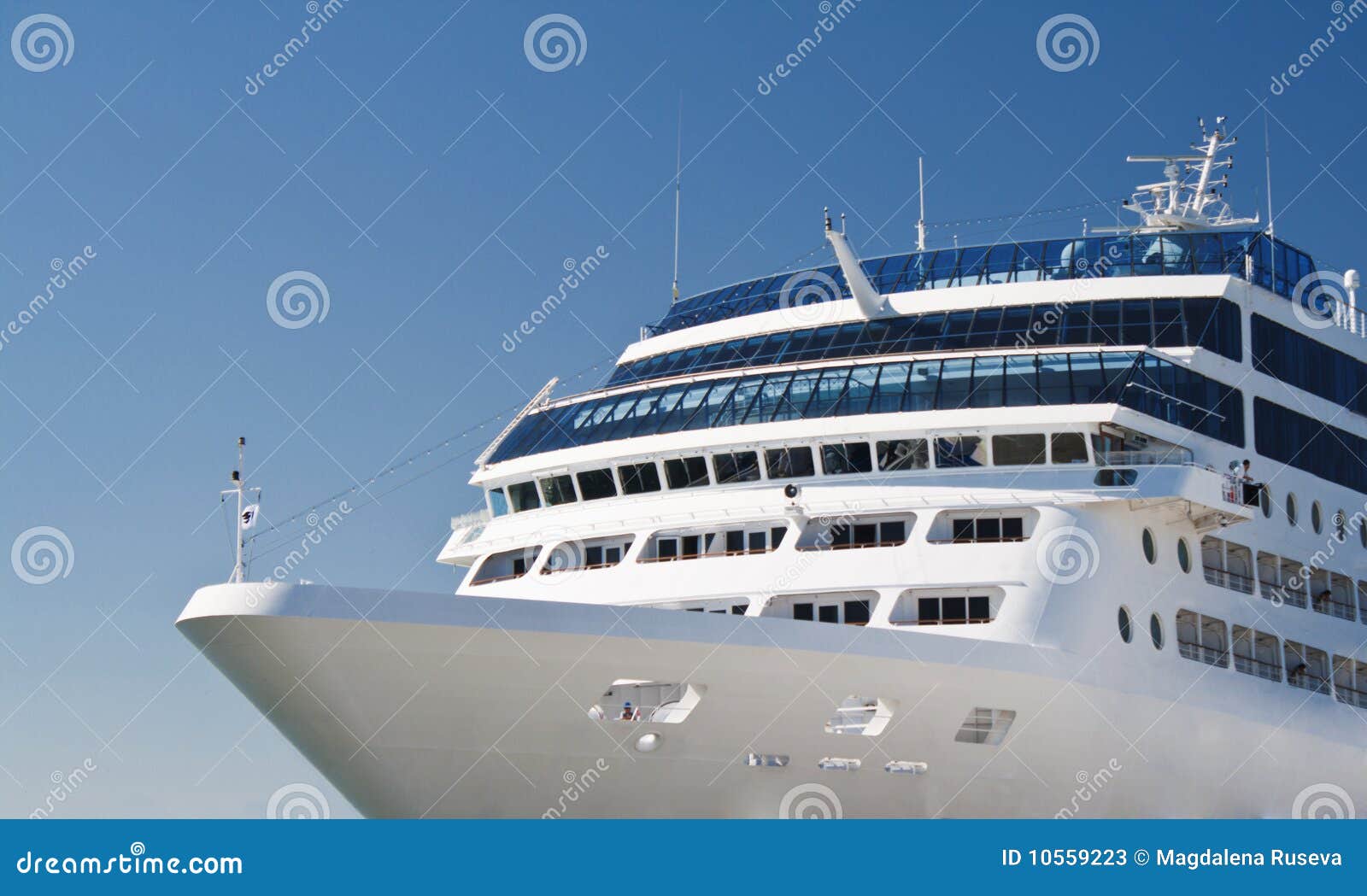 Passenger-ship stock image. Image of liner, maritime - 10559223