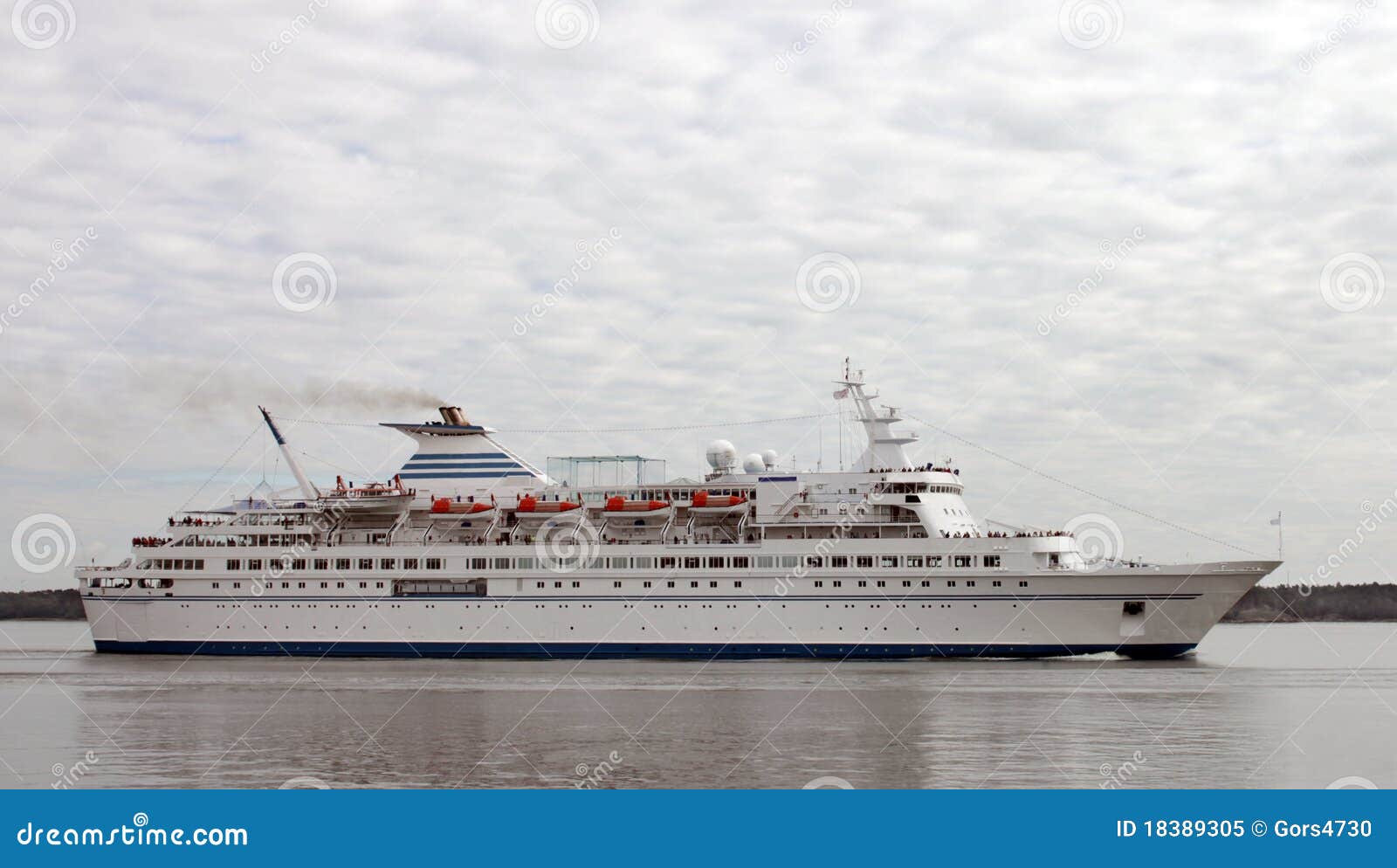 Passenger Ship stock image. Image of travel, clouds, nautical - 18389305